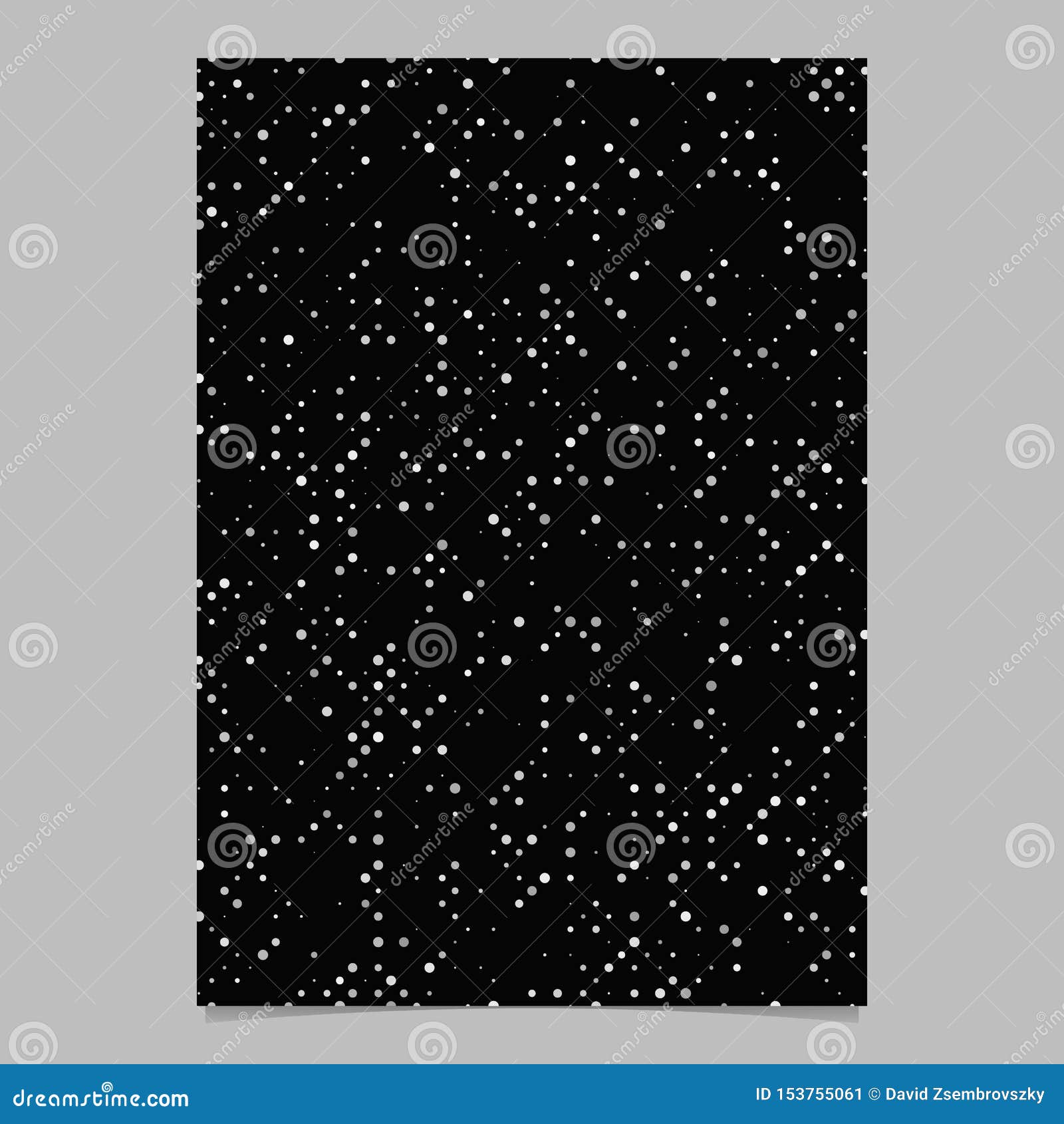 Geometric Dot Pattern Background Flyer Template - Vector Design Stock ...