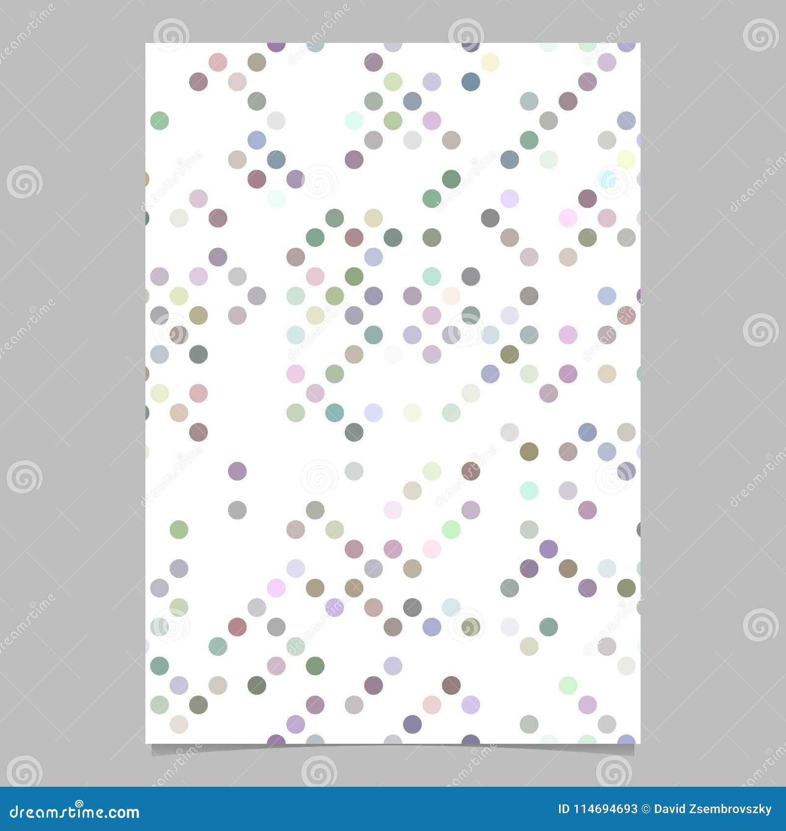 Geometric Dot Pattern Background Poster Template - Vector Graphic Stock ...