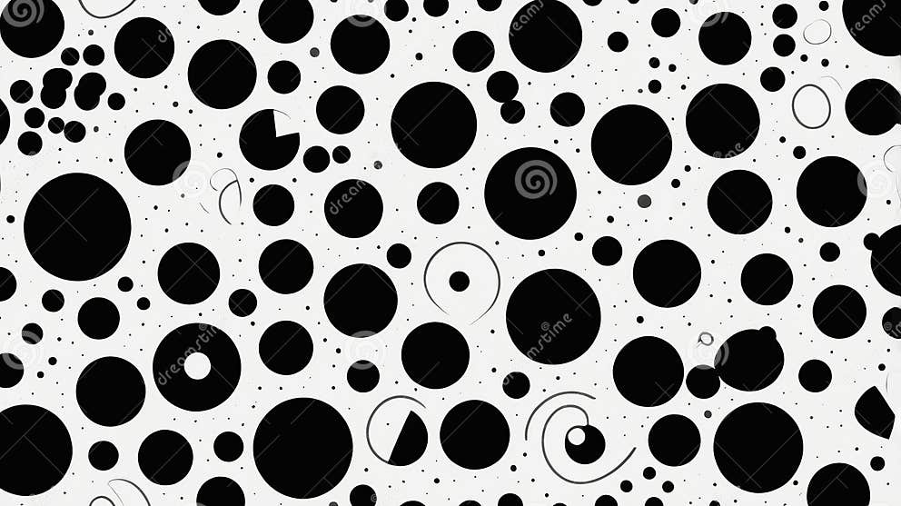 Geometric Dot Pattern with Bold Design Elements Stock Illustration ...
