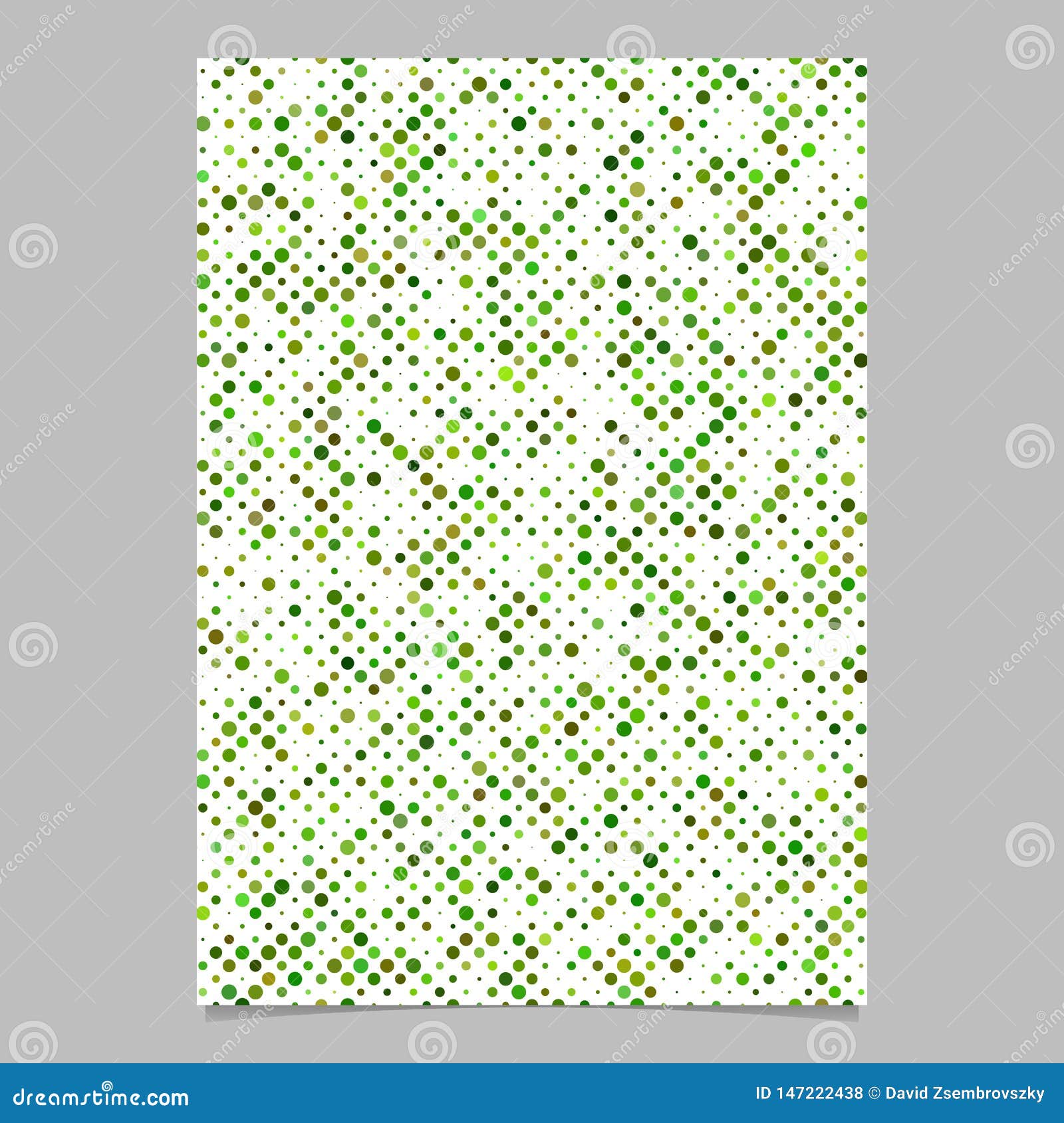 Geometric Dot Pattern Flyer Background Stock Vector - Illustration of ...