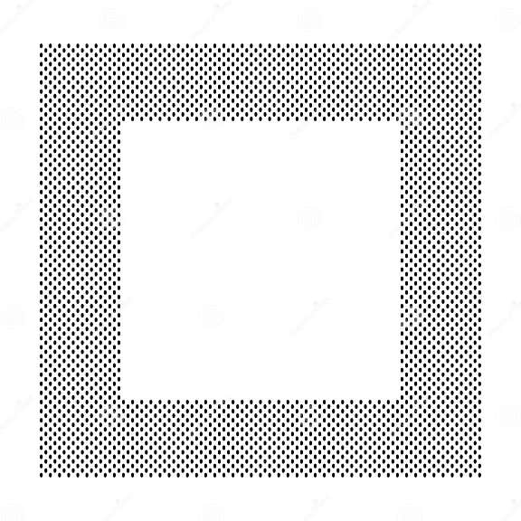 Geometric Doted Rectangle Geometric Frame Stock Vector - Illustration ...