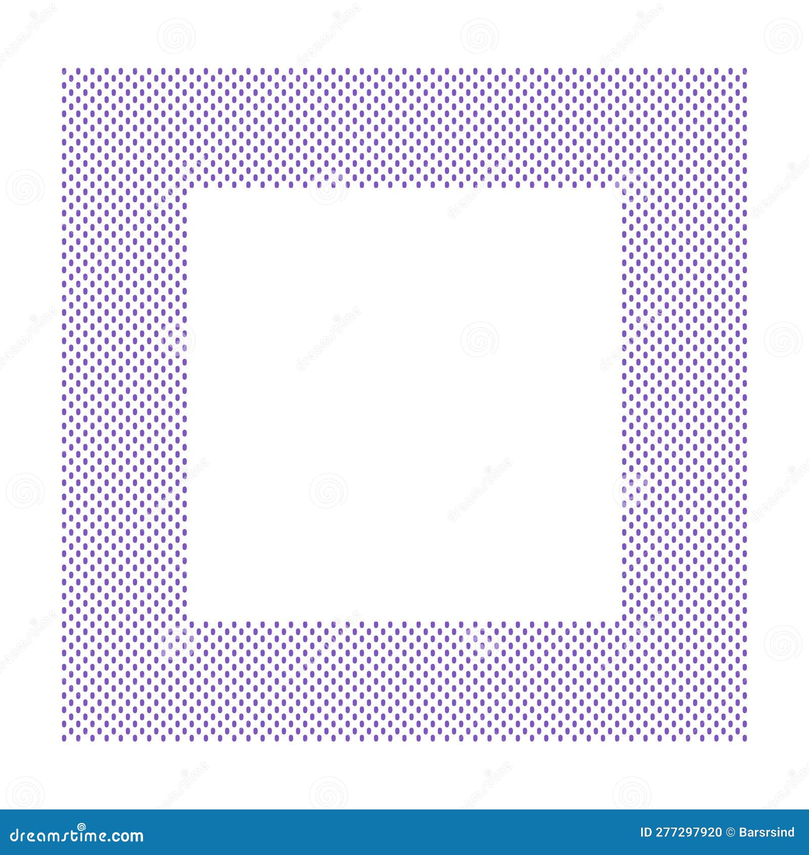Geometric Doted Square Border Template Stock Vector - Illustration of ...