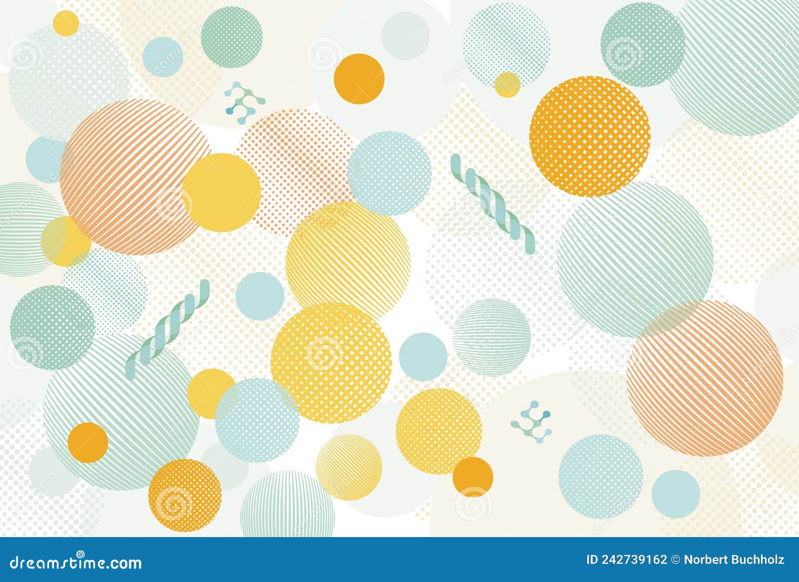 Geometric Dots, Pattern Illustration Stock Vector - Illustration of ...