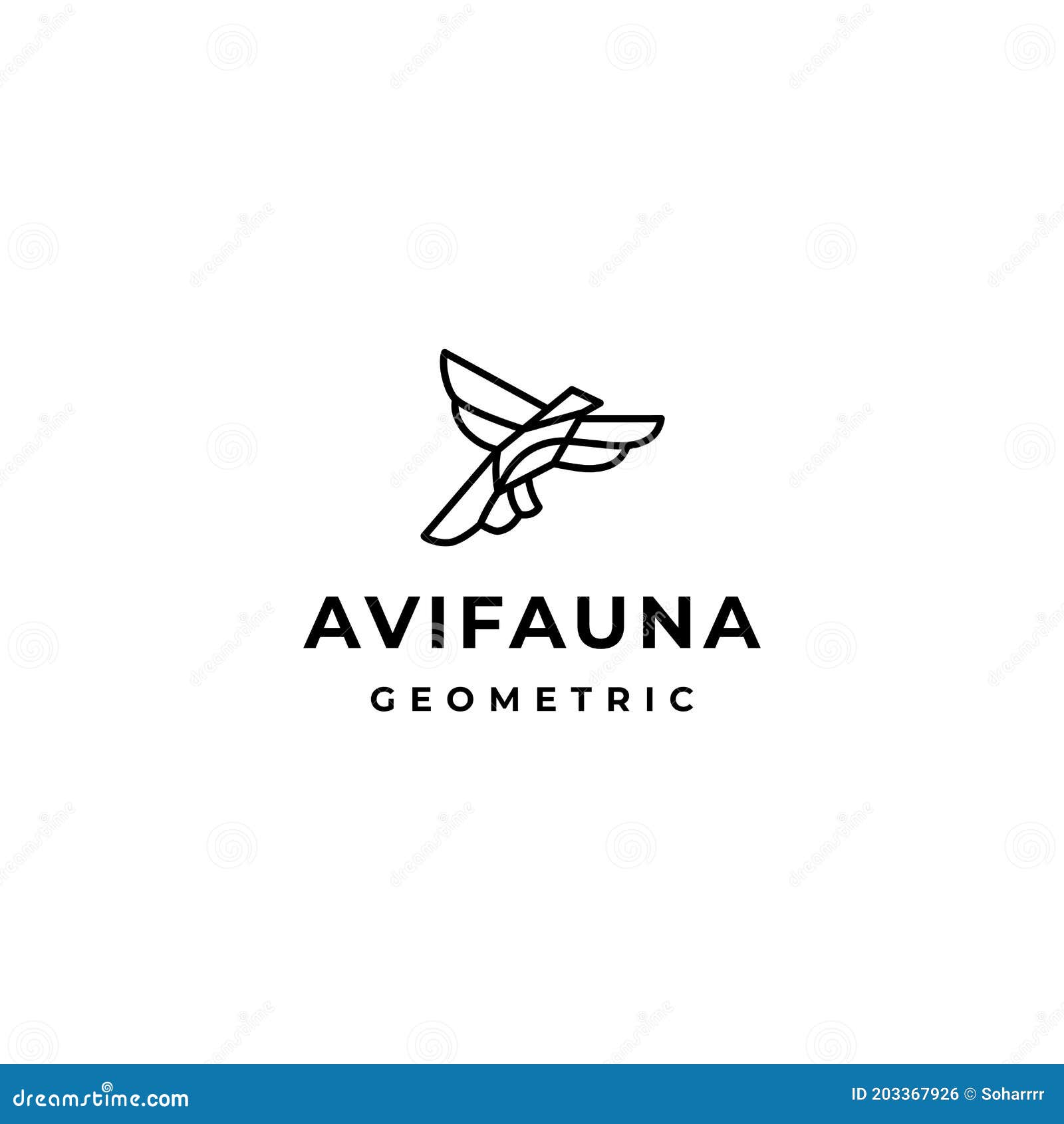 Geometric Dove Bird Flying Line Style Logo and Icon Design Stock Vector ...