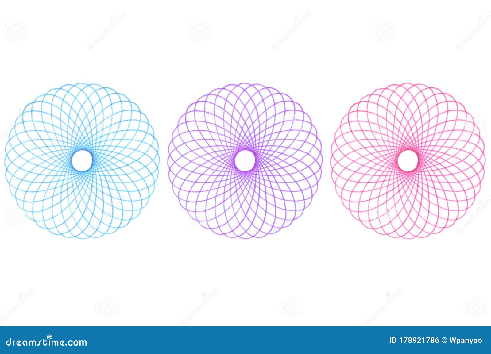 Geometric Drawing Circle Pattern Stock Illustration - Illustration of ...