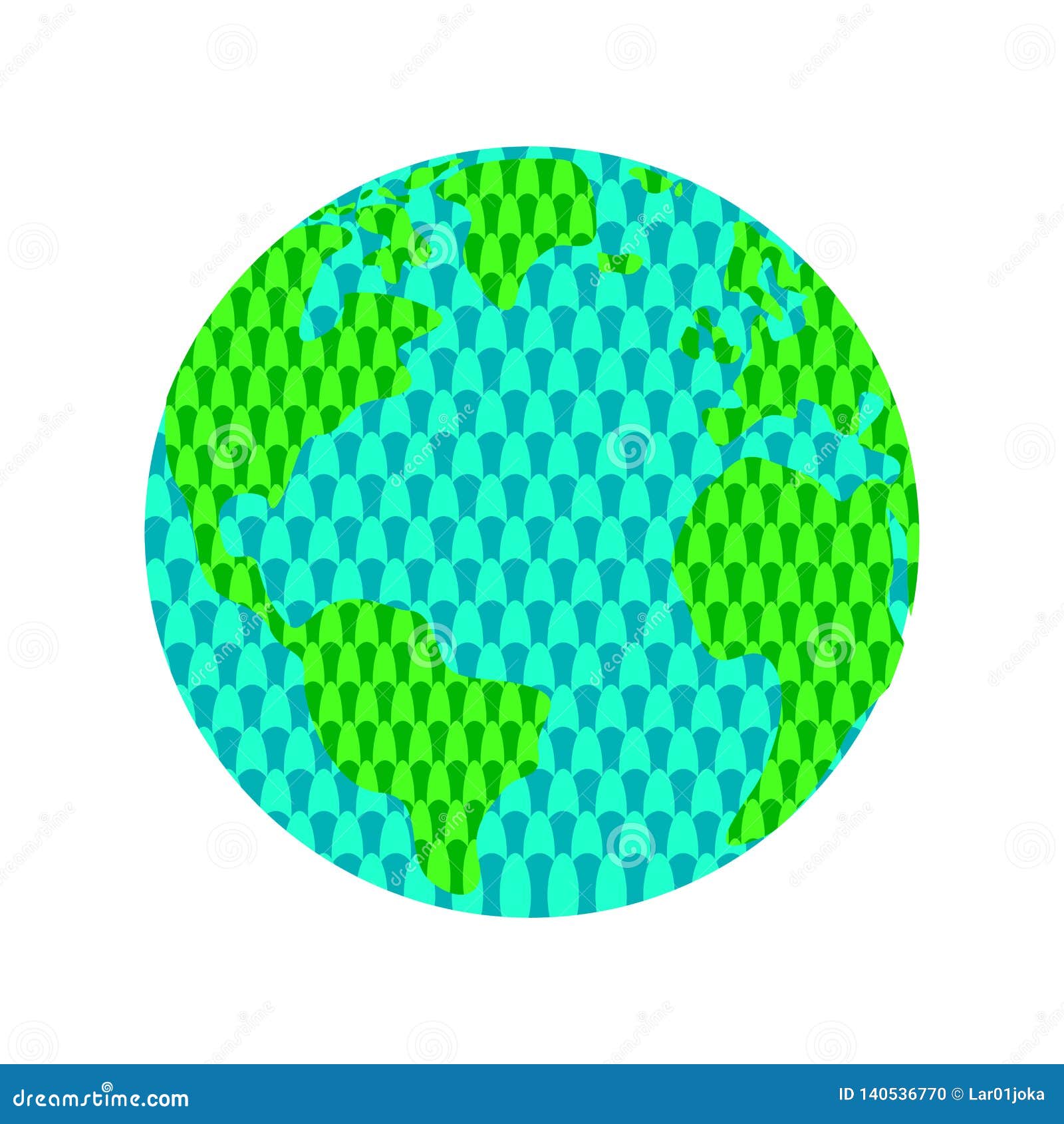 Geometric earth planet stock vector. Illustration of world - 140536770