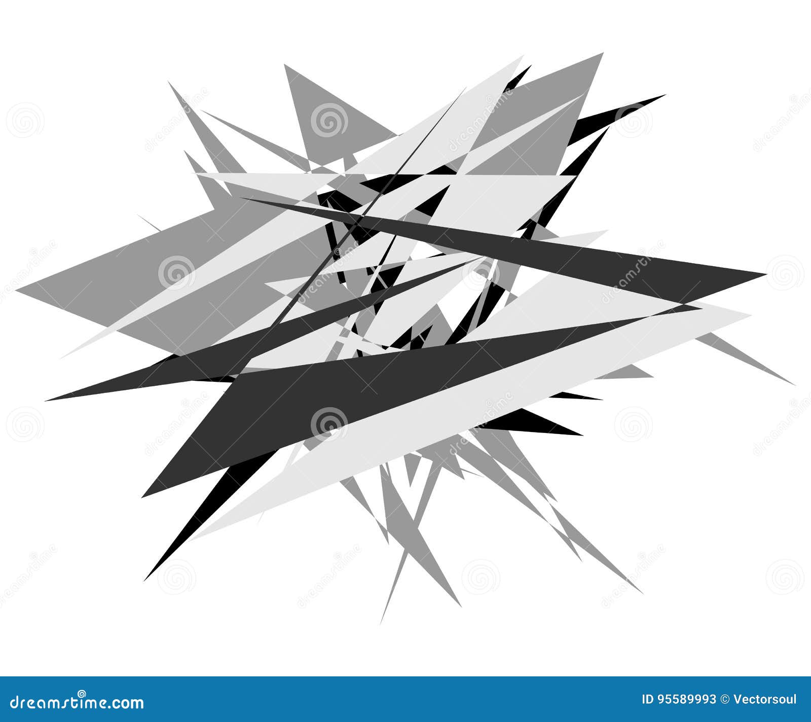 Geometric Edgy Shape, Pattern. Rough, Edgy Geometric Textured Element ...