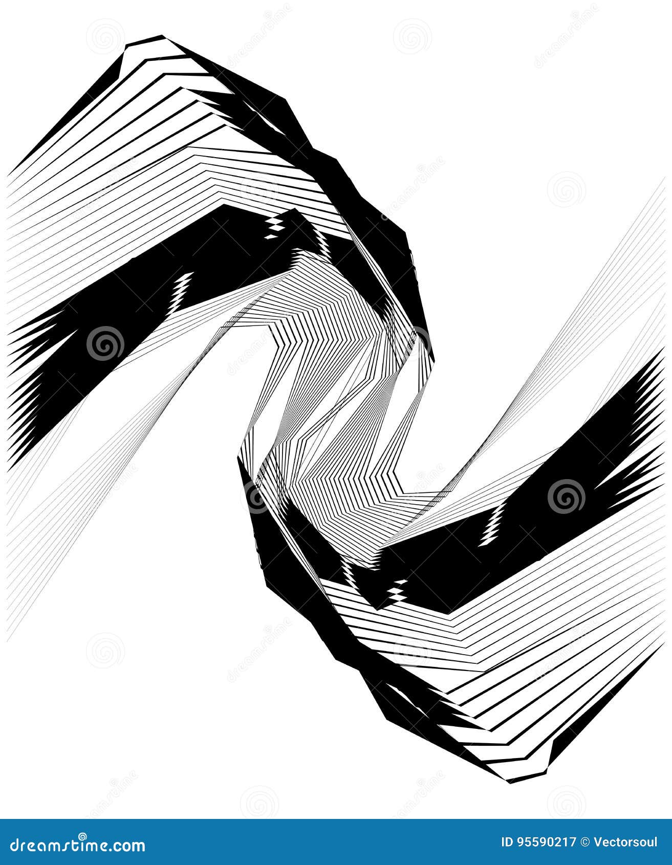 Geometric Edgy Shape, Pattern. Rough, Edgy Geometric Textured Element ...