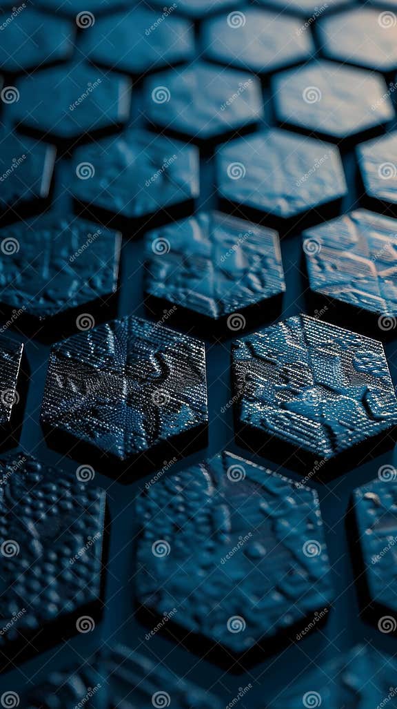 Geometric Elegance. Hexagon Texture High Detailed Plain Background ...