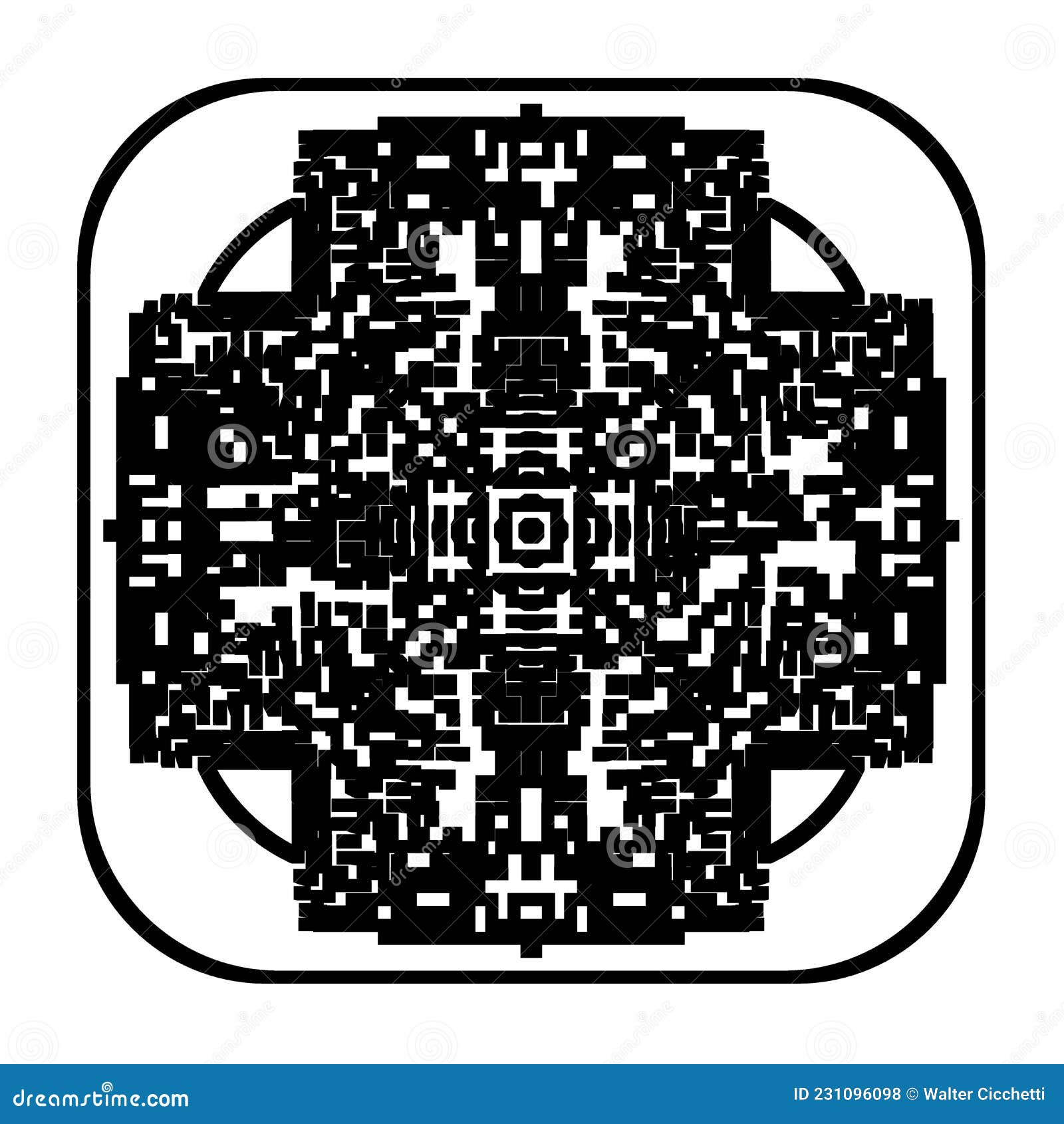 Geometric Element, Pixel Art - Minimalist Abstract Symbol Pattern Stock ...