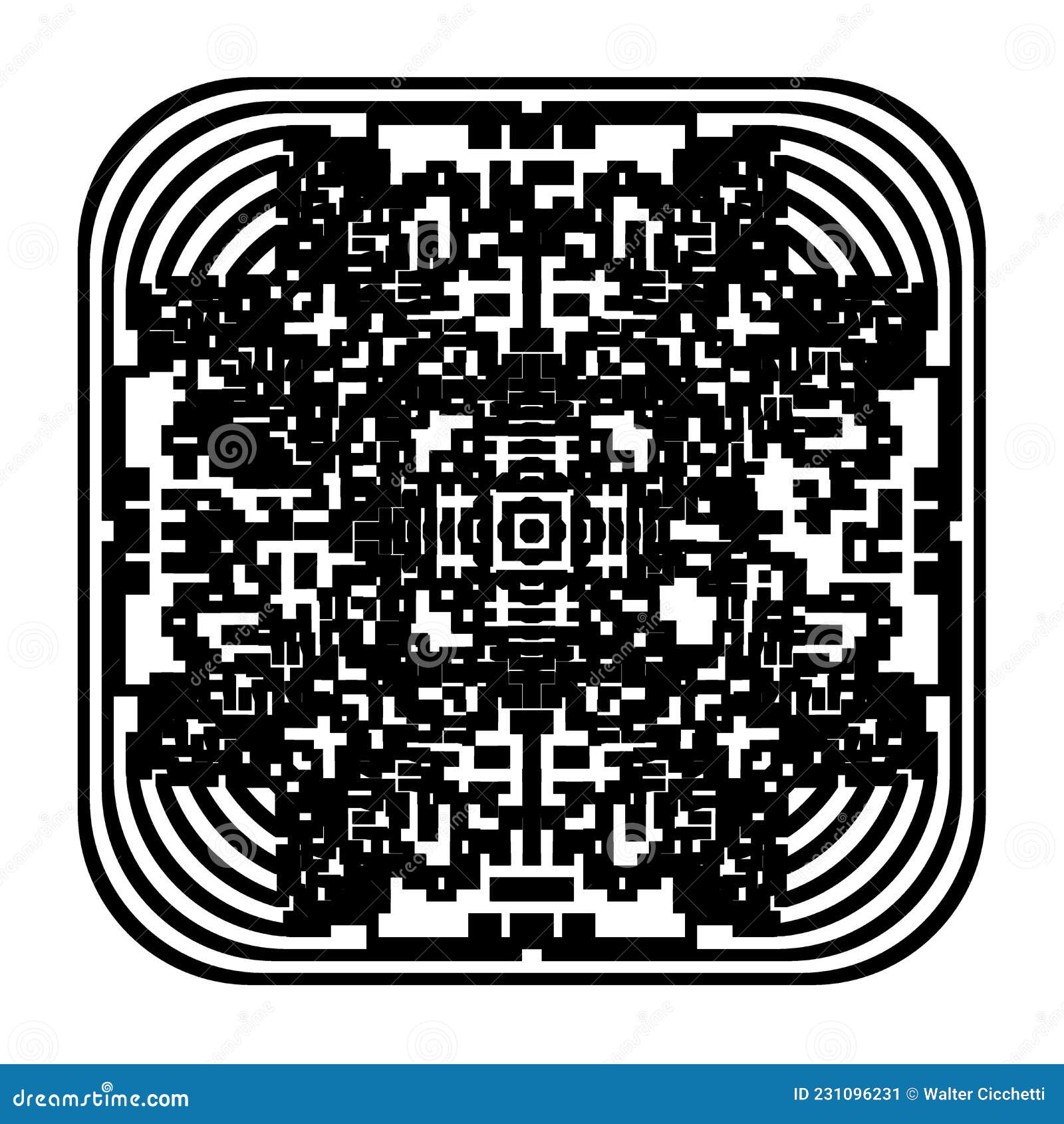 Geometric Element, Pixel Art - Minimalist Abstract Symbol Pattern Stock ...