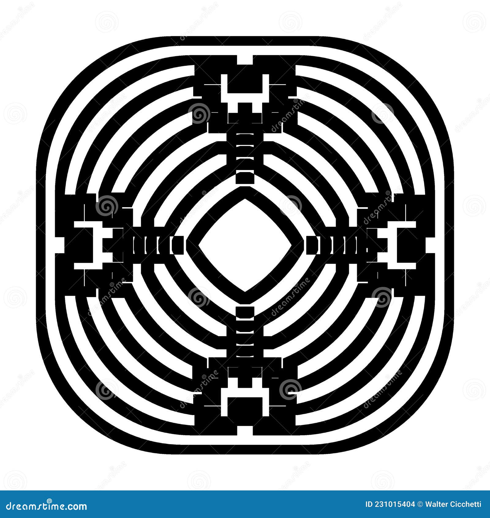 Geometric Element, Pixel Art - Minimalist Abstract Symbol Pattern Stock ...