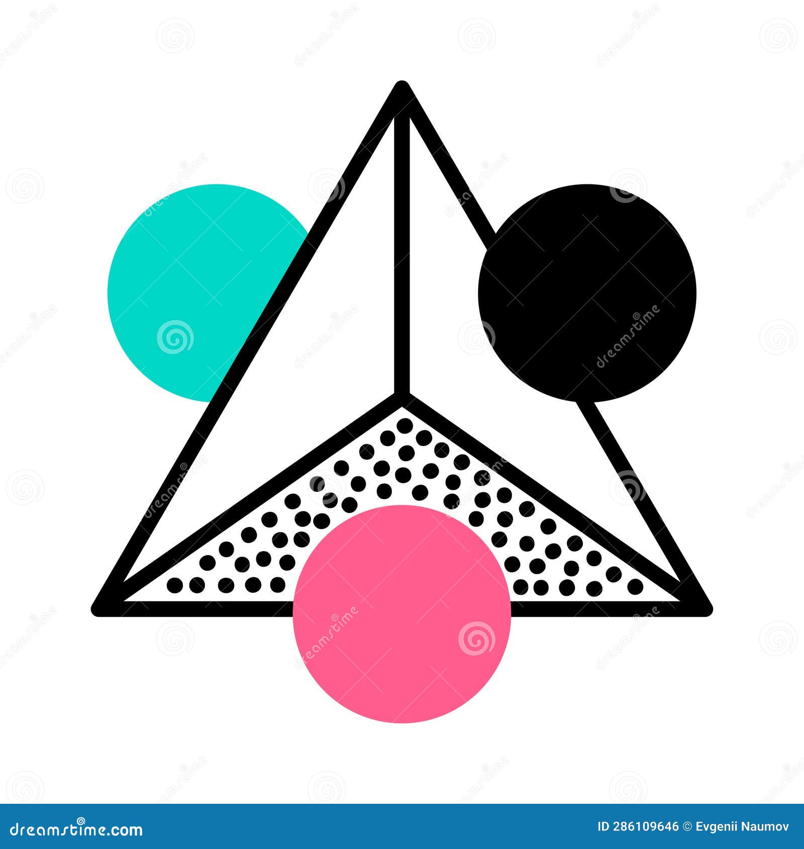 Geometric Element and Shape for Creative Design Vector Composition ...