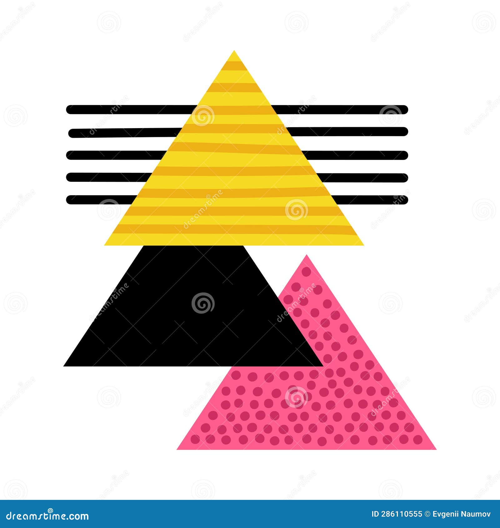 Geometric Element and Shape for Creative Design Vector Composition ...