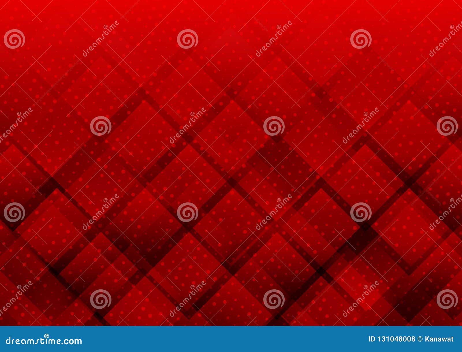 Geometric Elements Red Color with Dots Abstract Vector Background Stock ...