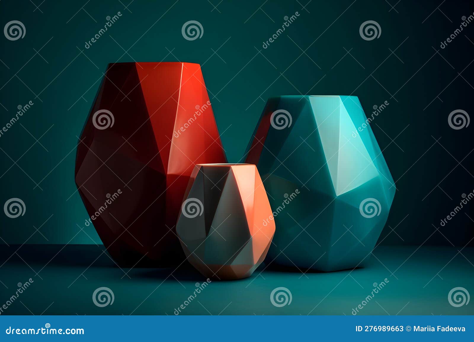 Geometric Elements, Shapes, for Design, Empty Space on a Green ...