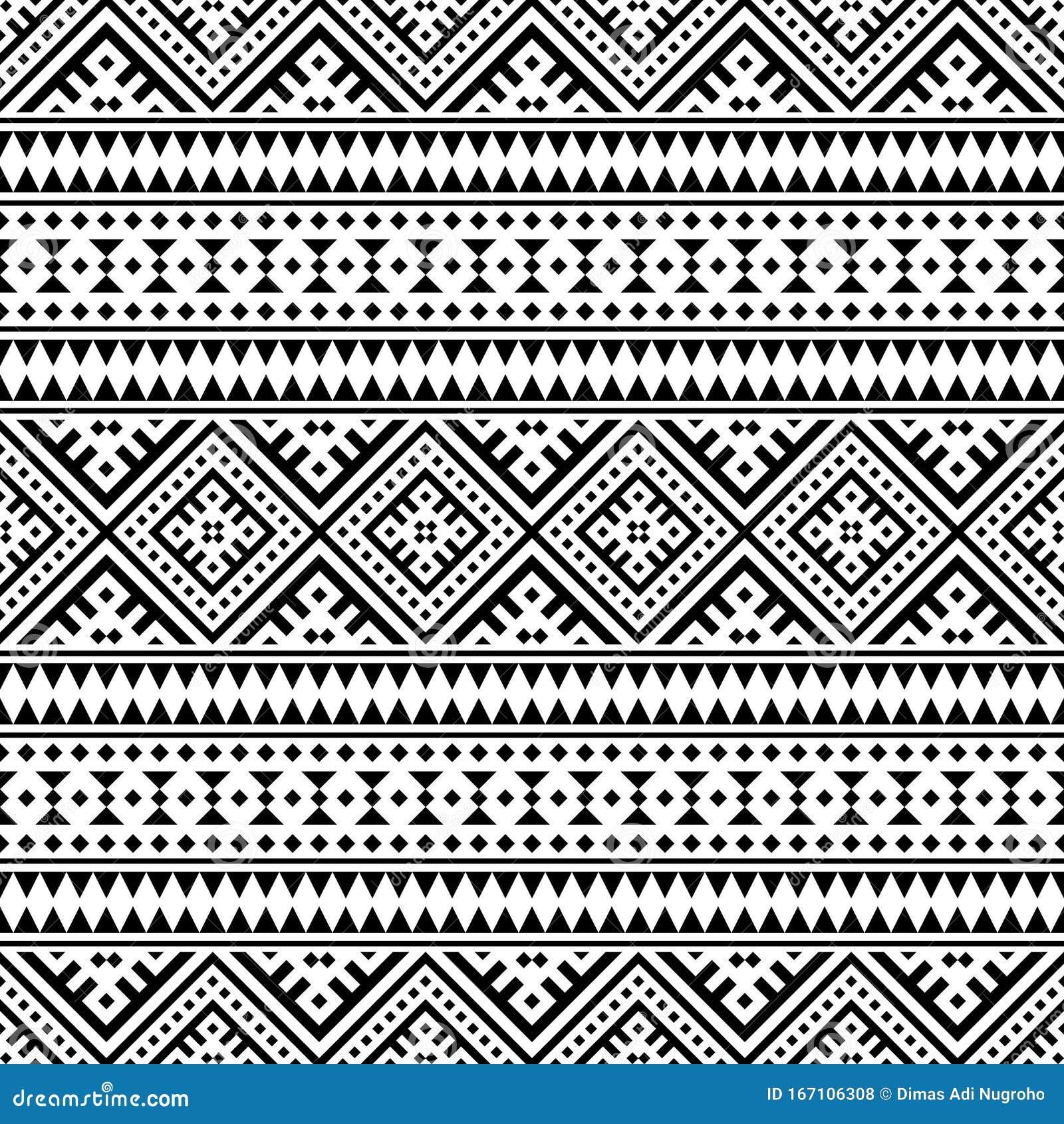Geometric Ethnic Aztec Pattern Design. Illustration of Seamless Ethnic ... Geometric Ethnic Aztec Pattern Design. Illustration of Seamless Ethnic ...