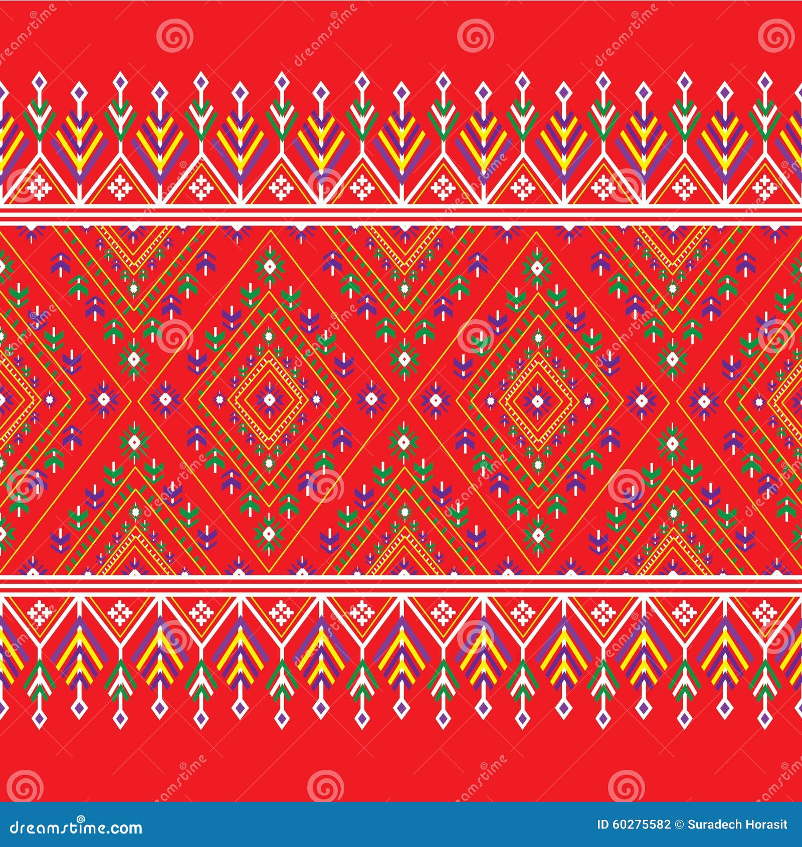 Geometric Ethnic pattern stock illustration. Illustration of shape ...