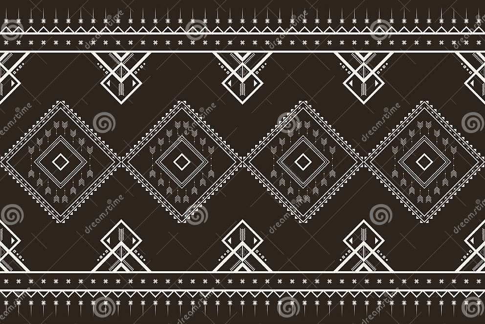 Geometric Ethnic Pattern Seamless Pattern Vector. Style Ethnic Abstract ...