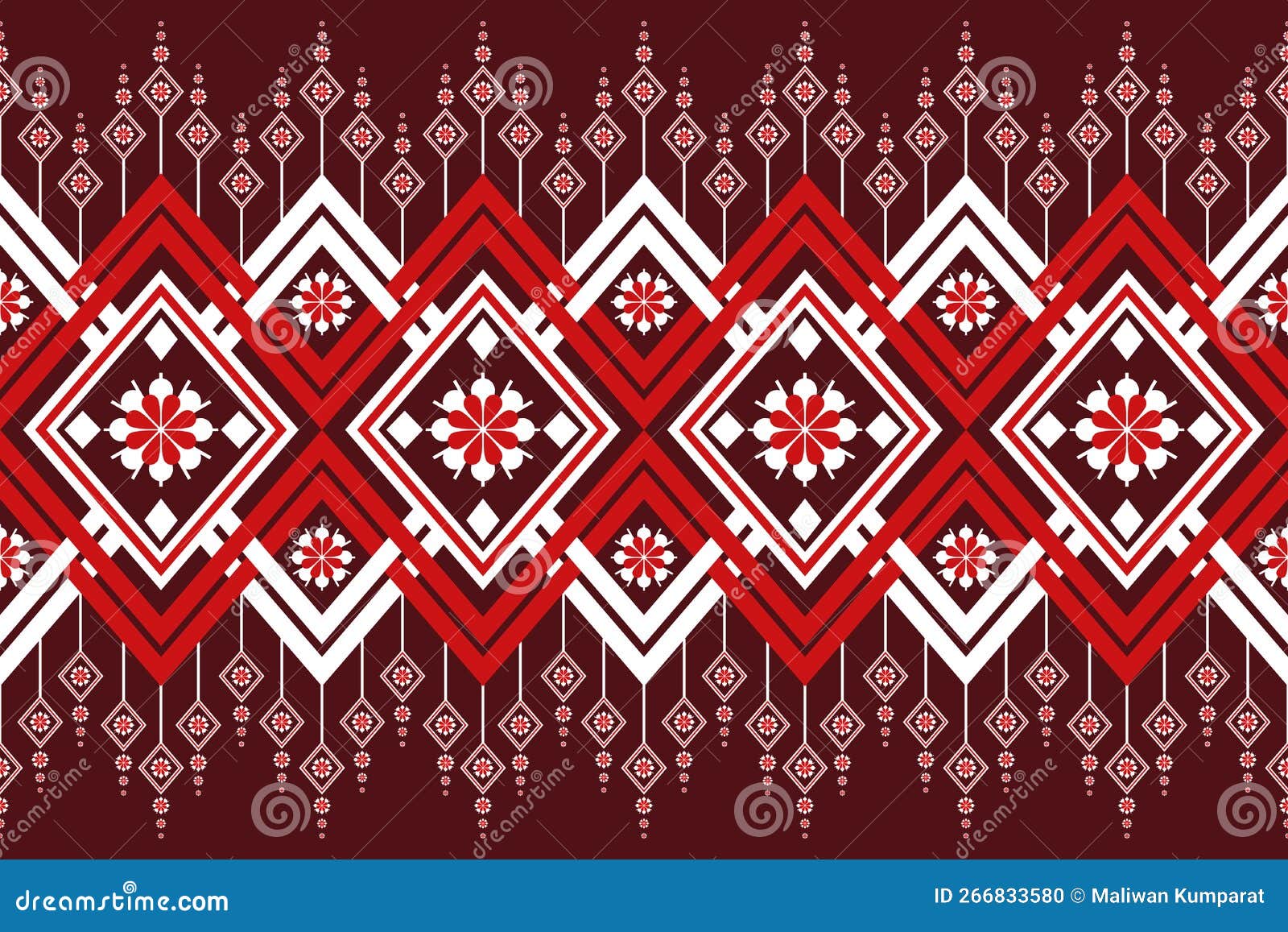 Geometric Ethnic Pattern 006 Stock Illustration - Illustration of ...