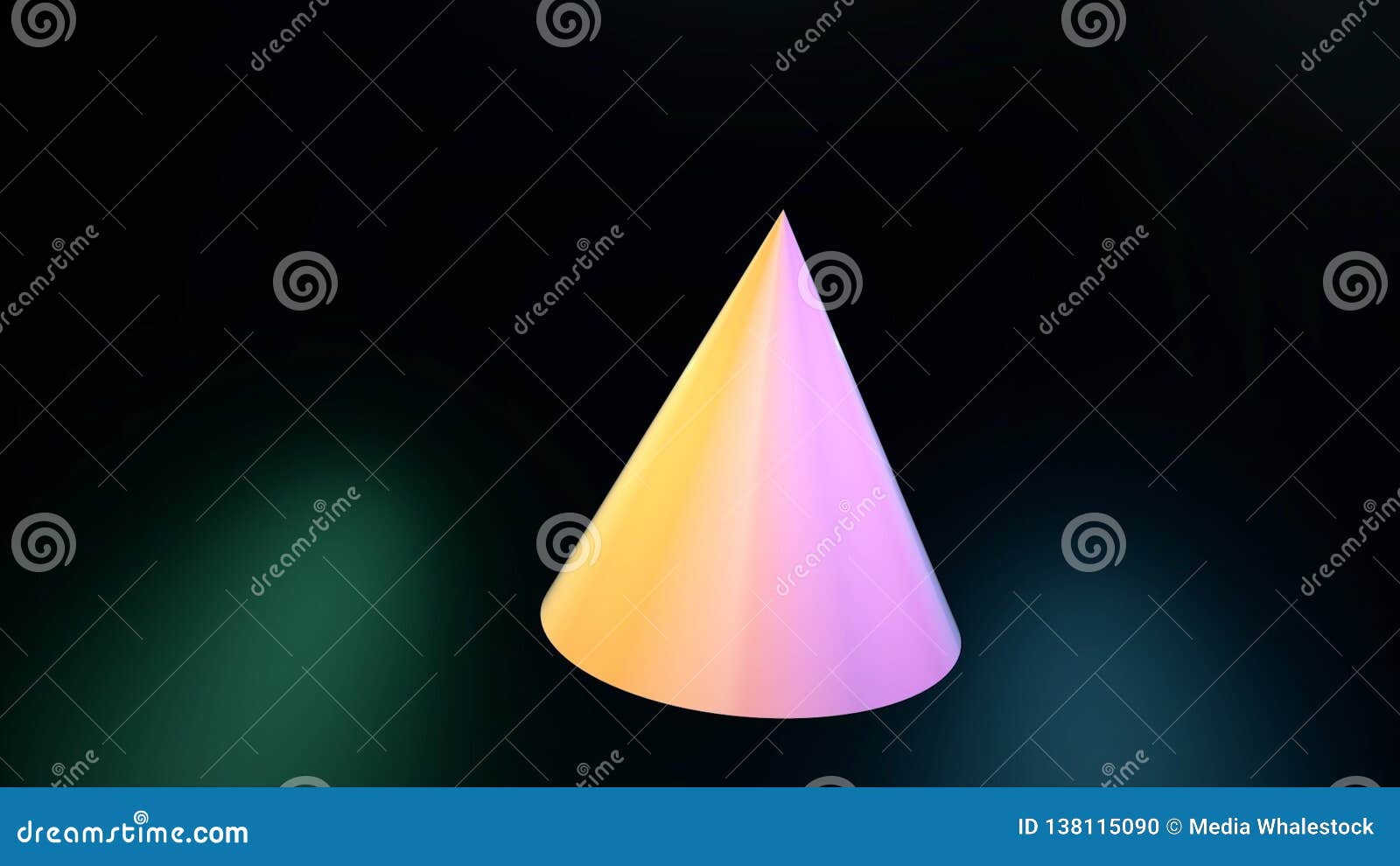 Geometric Figure on Black Background. Abstract Animation of Moving ...