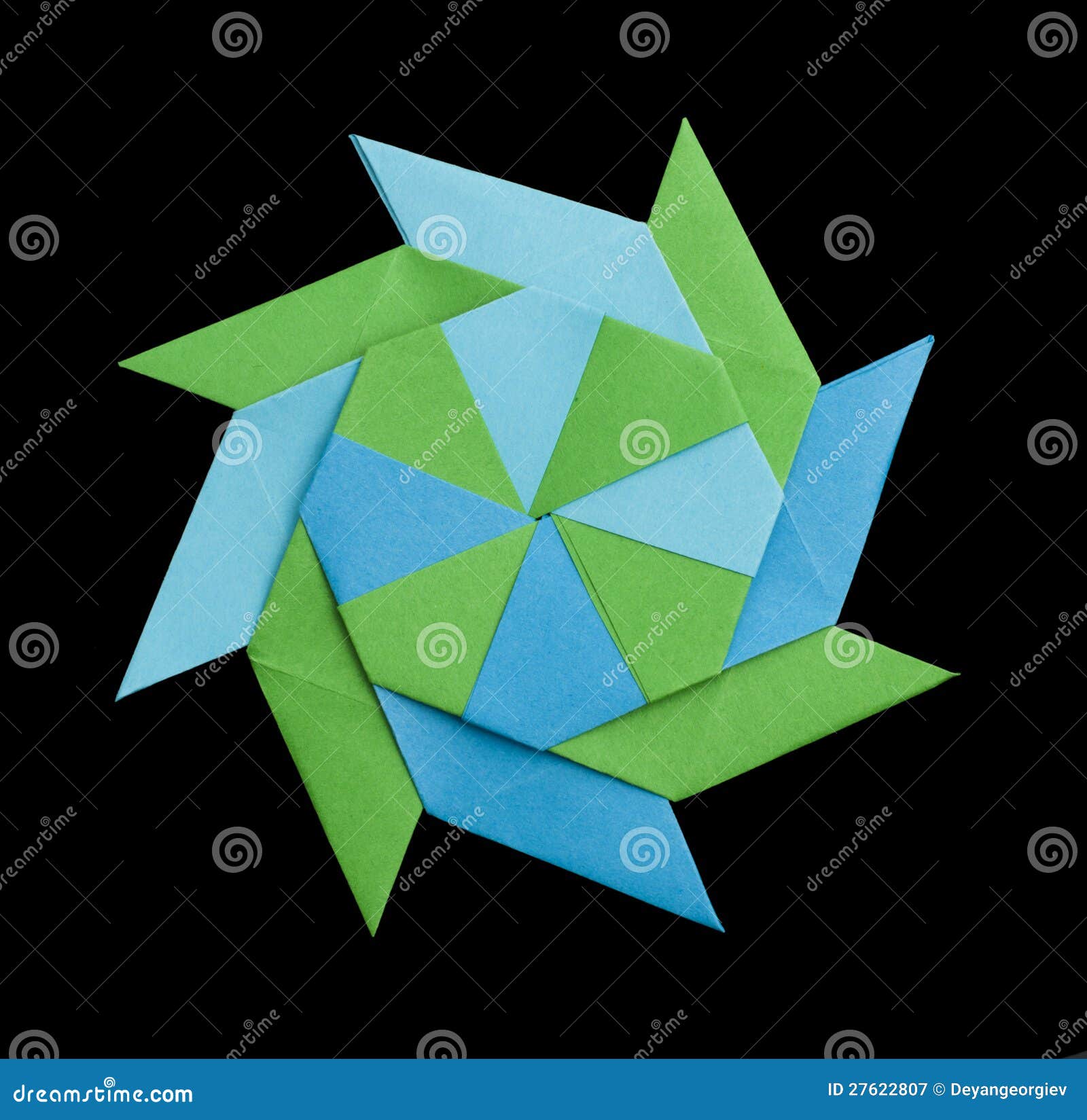 Geometric figure origami stock image. Image of isolated - 27622807