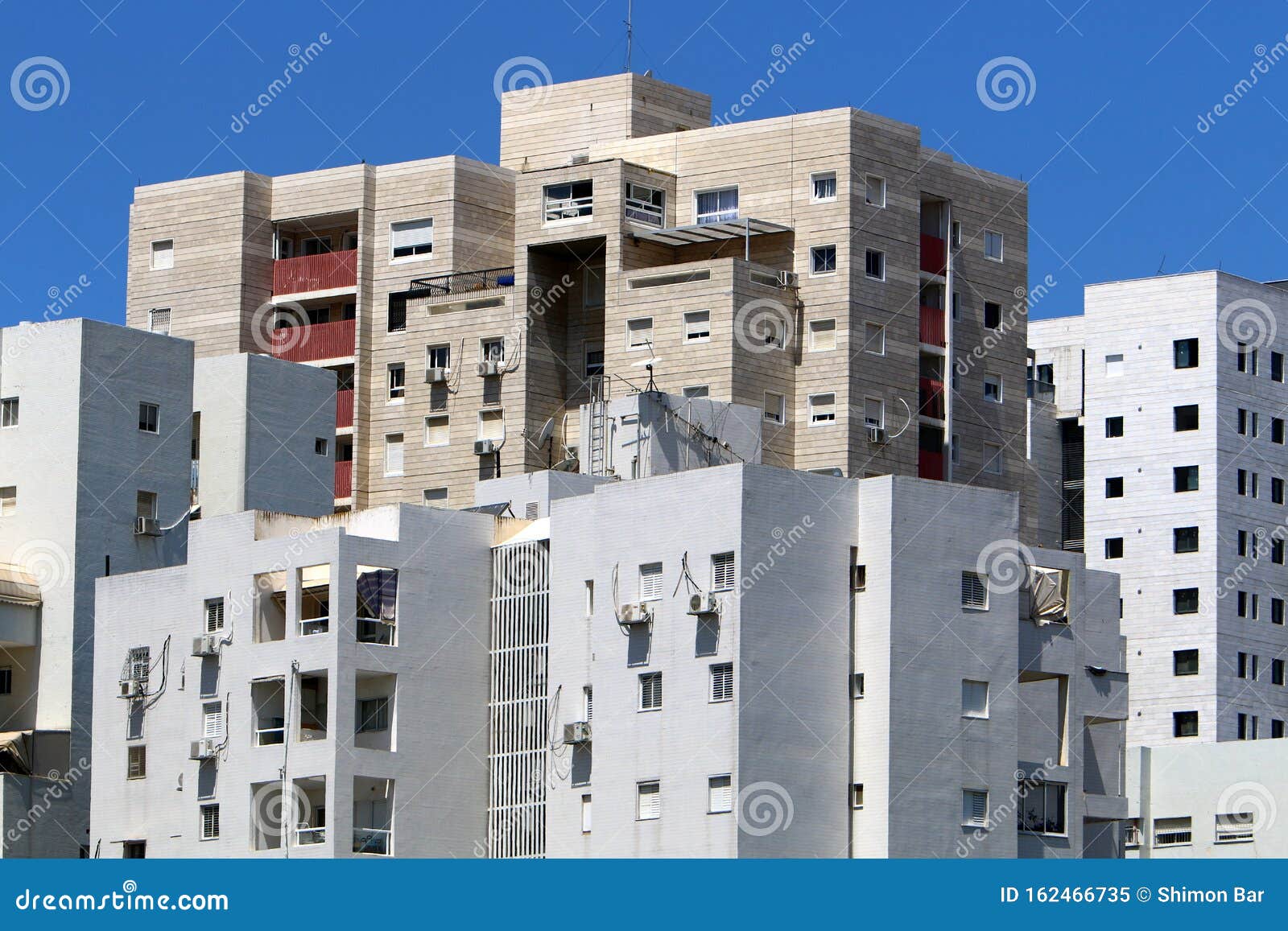 Structural Elements of Buildings and Structures in Israel Stock Image ...