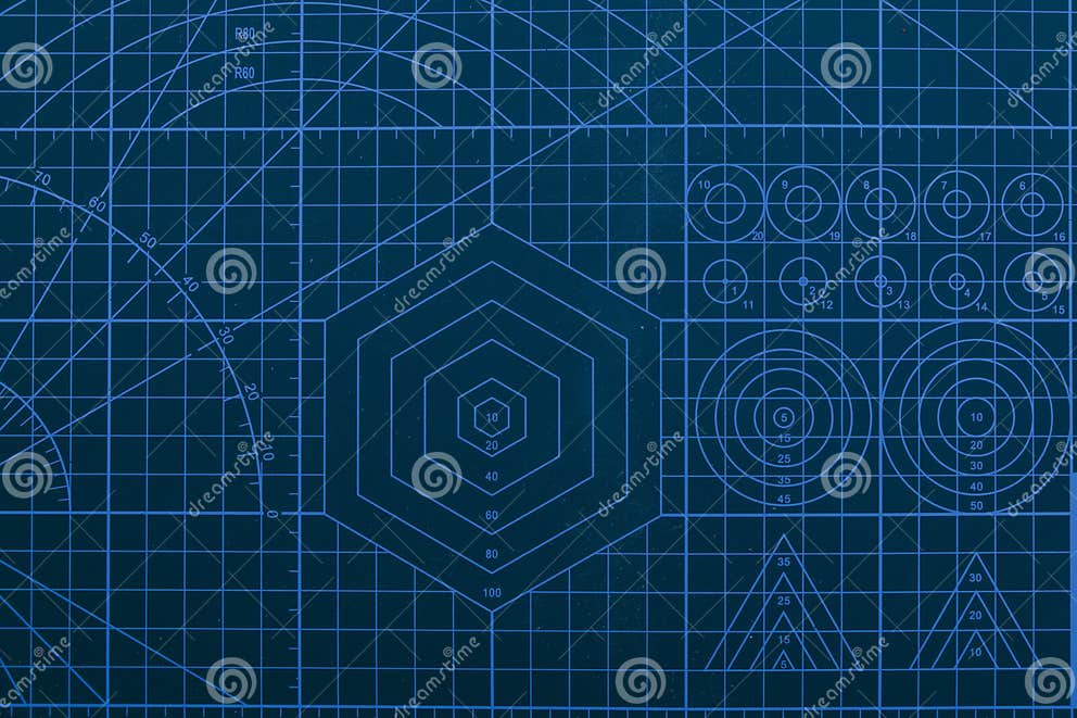 Geometric Figures, Lines and Numbers Stock Illustration - Illustration ...