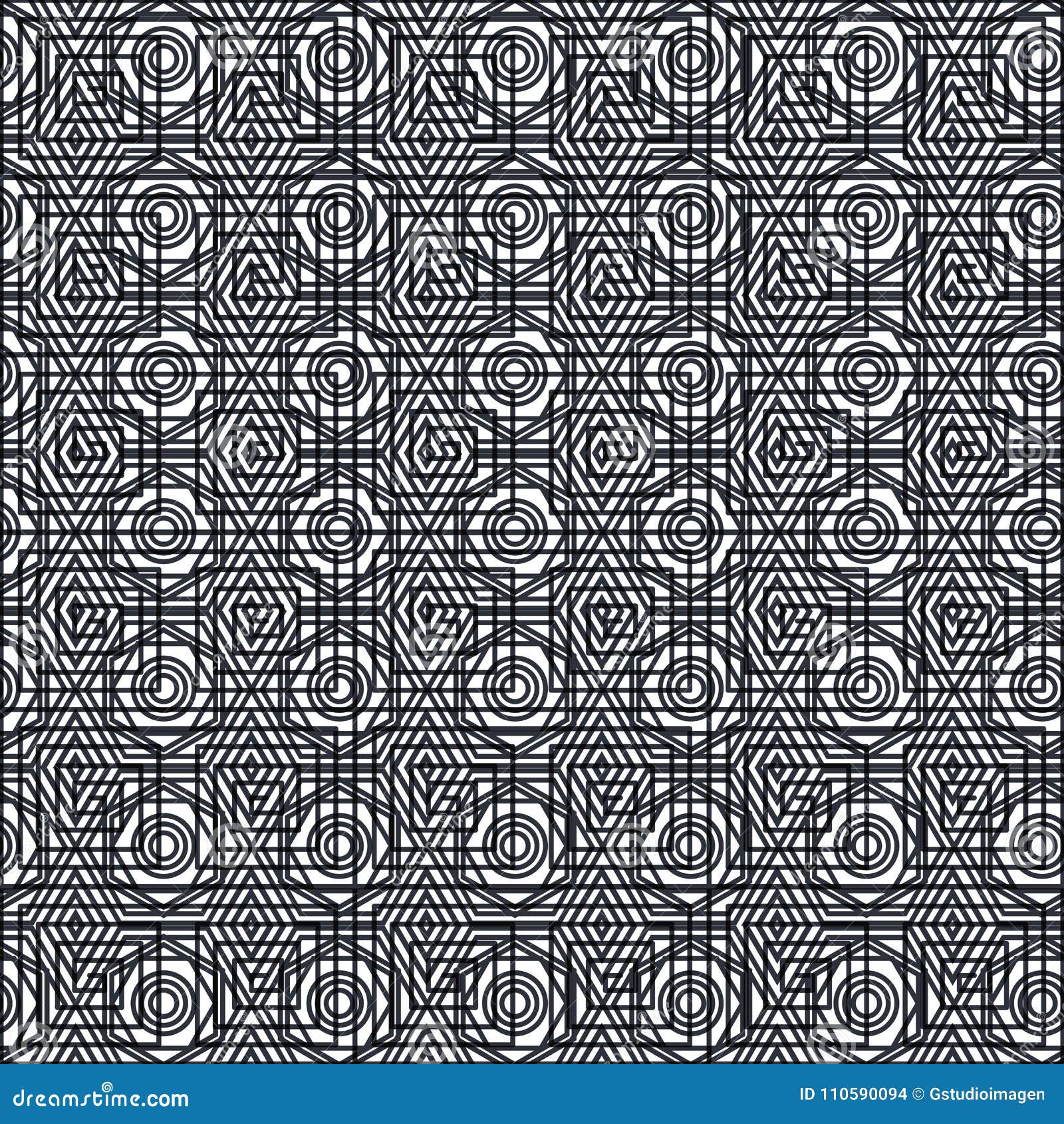 Geometric Figures Pattern Background Stock Vector - Illustration of ...