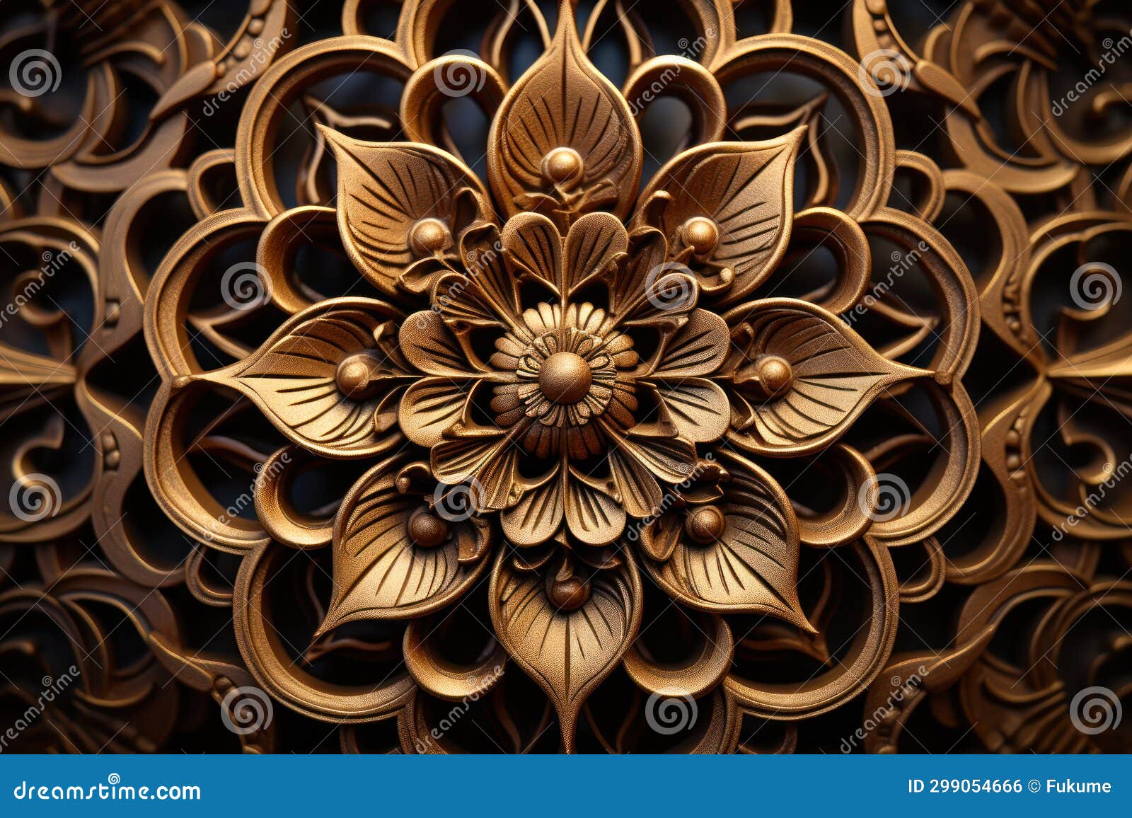 Geometric Flower Infinity Symbol Generative Ai Stock Photo - Image of ...