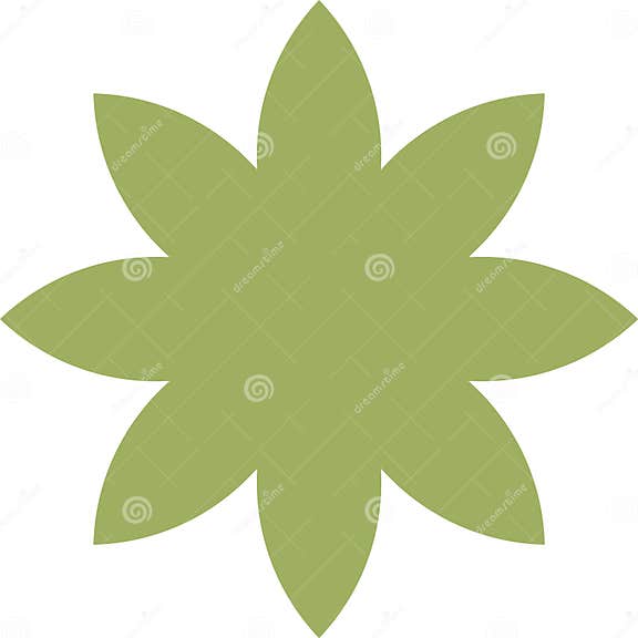 Geometric Flower Shape stock vector. Illustration of shape - 347565101
