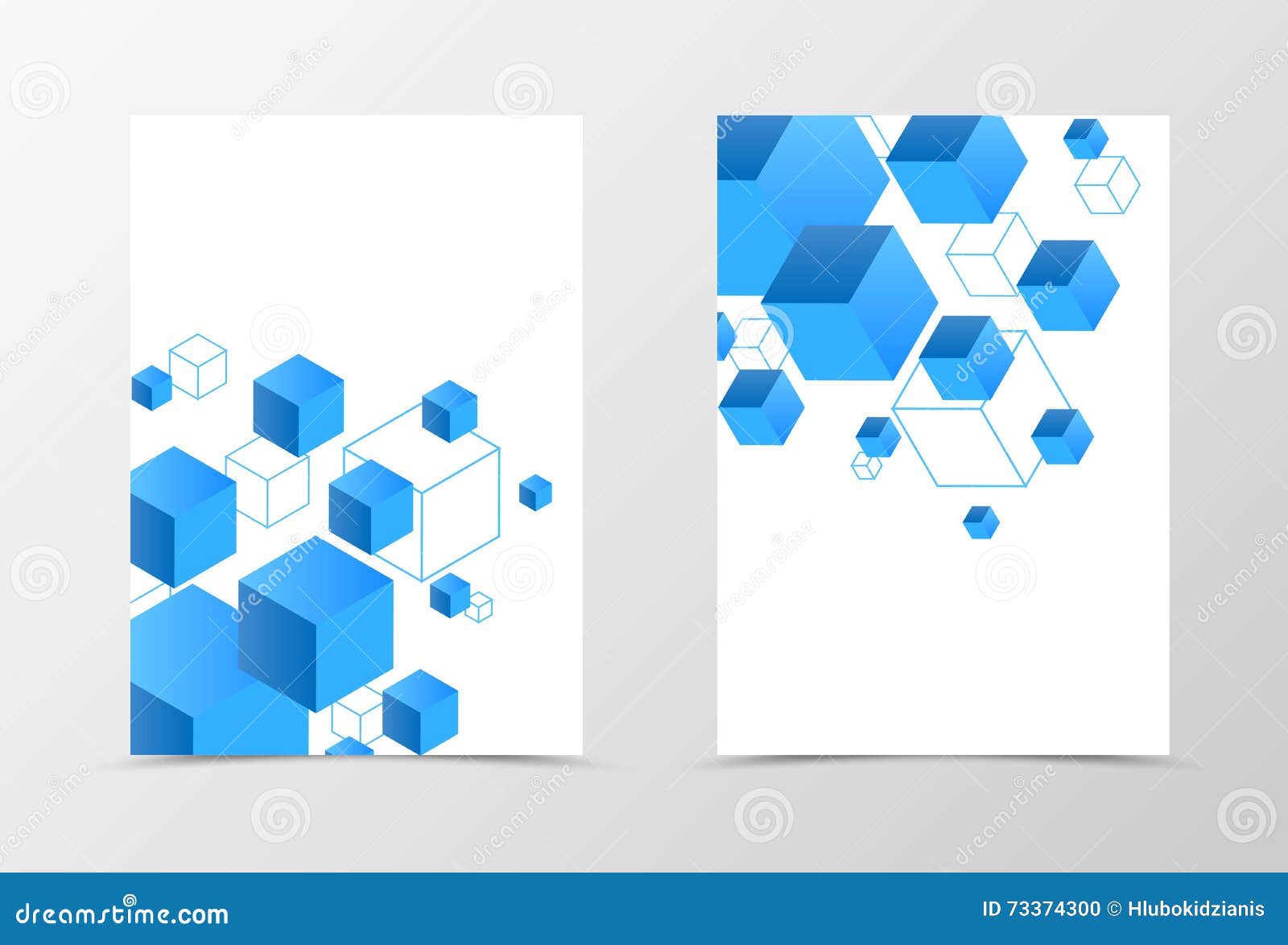 Geometric Flyer Template Design Stock Vector - Illustration of bright ...