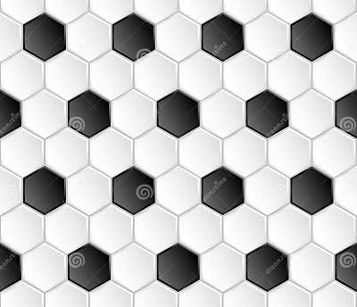 Geometric Football Vector Seamless Pattern Stock Vector - Illustration ...