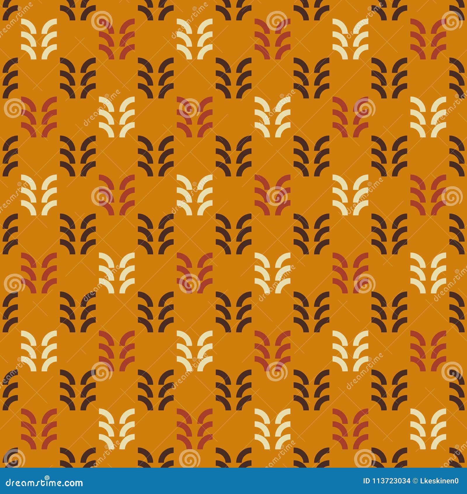 Geometric Forest Seamless Pattern Stock Vector - Illustration of simple ...