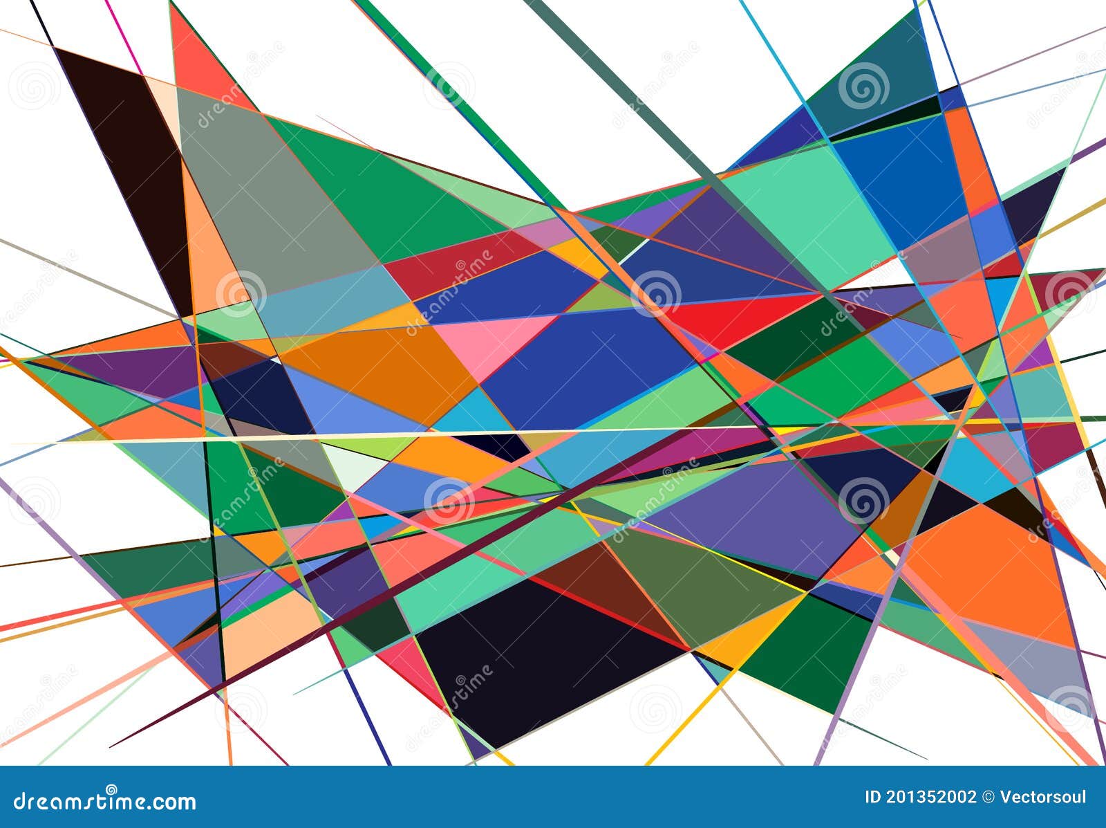 Geometric Formation Mosaic, Tessellation Design Element, Background ...