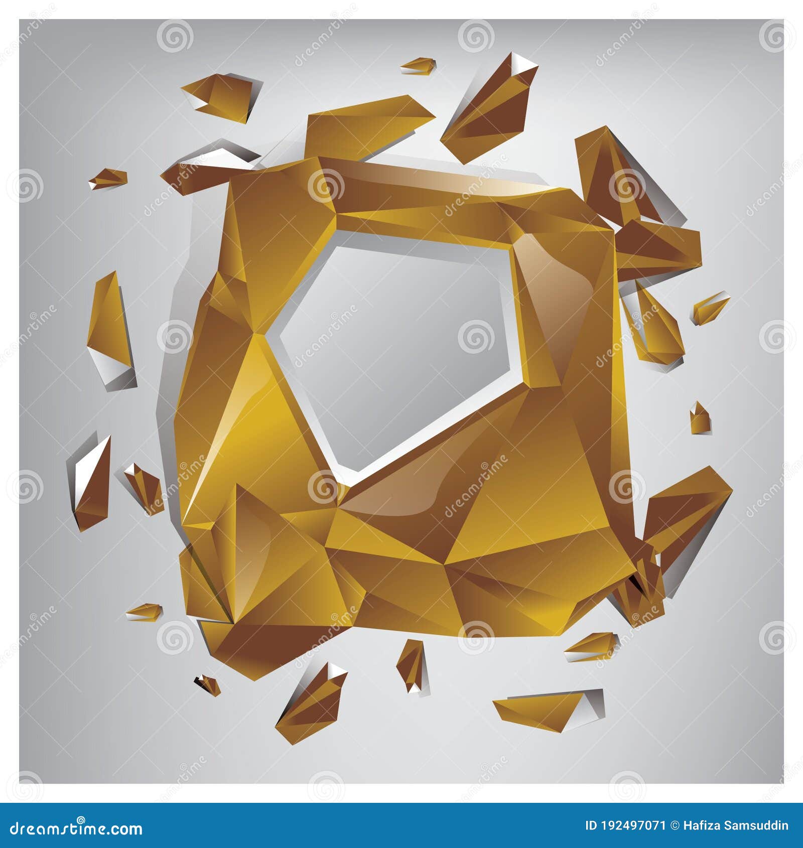 Geometric Frame Design. Vector Illustration Decorative Design Stock ...