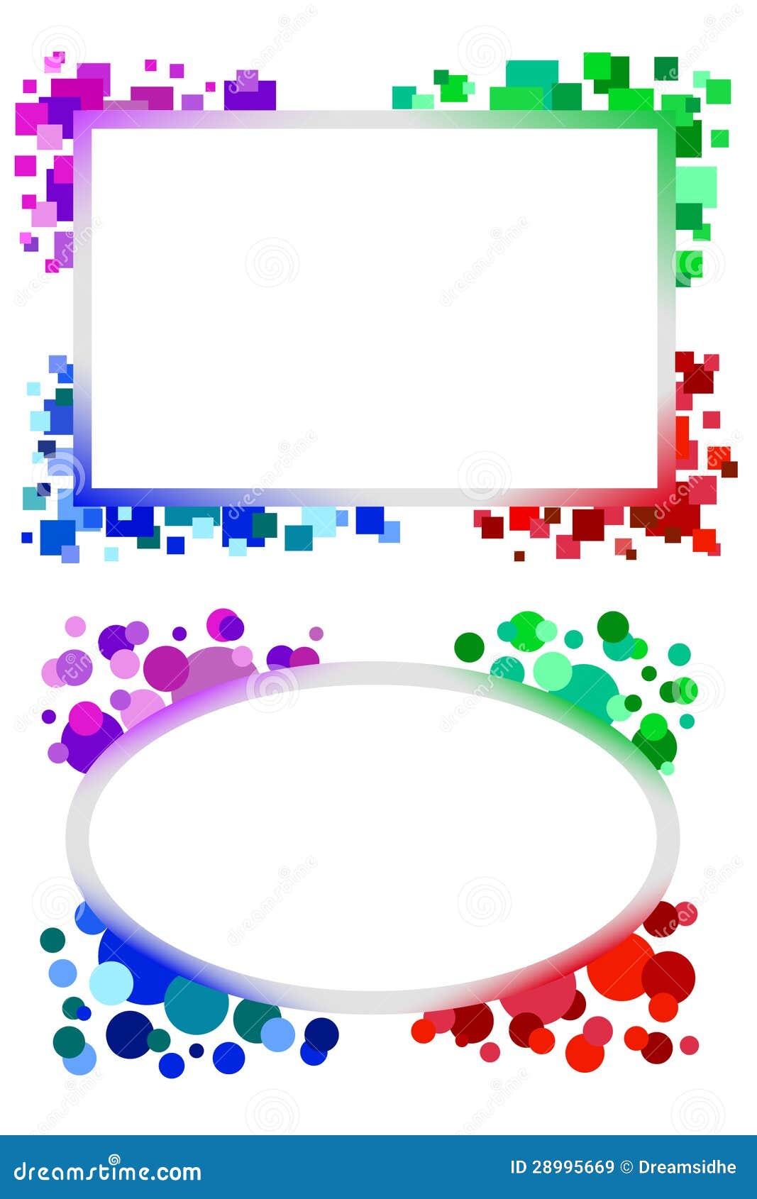 Geometric frames stock vector. Illustration of drawing - 28995669 Geometric frames stock vector. Illustration of drawing - 28995669