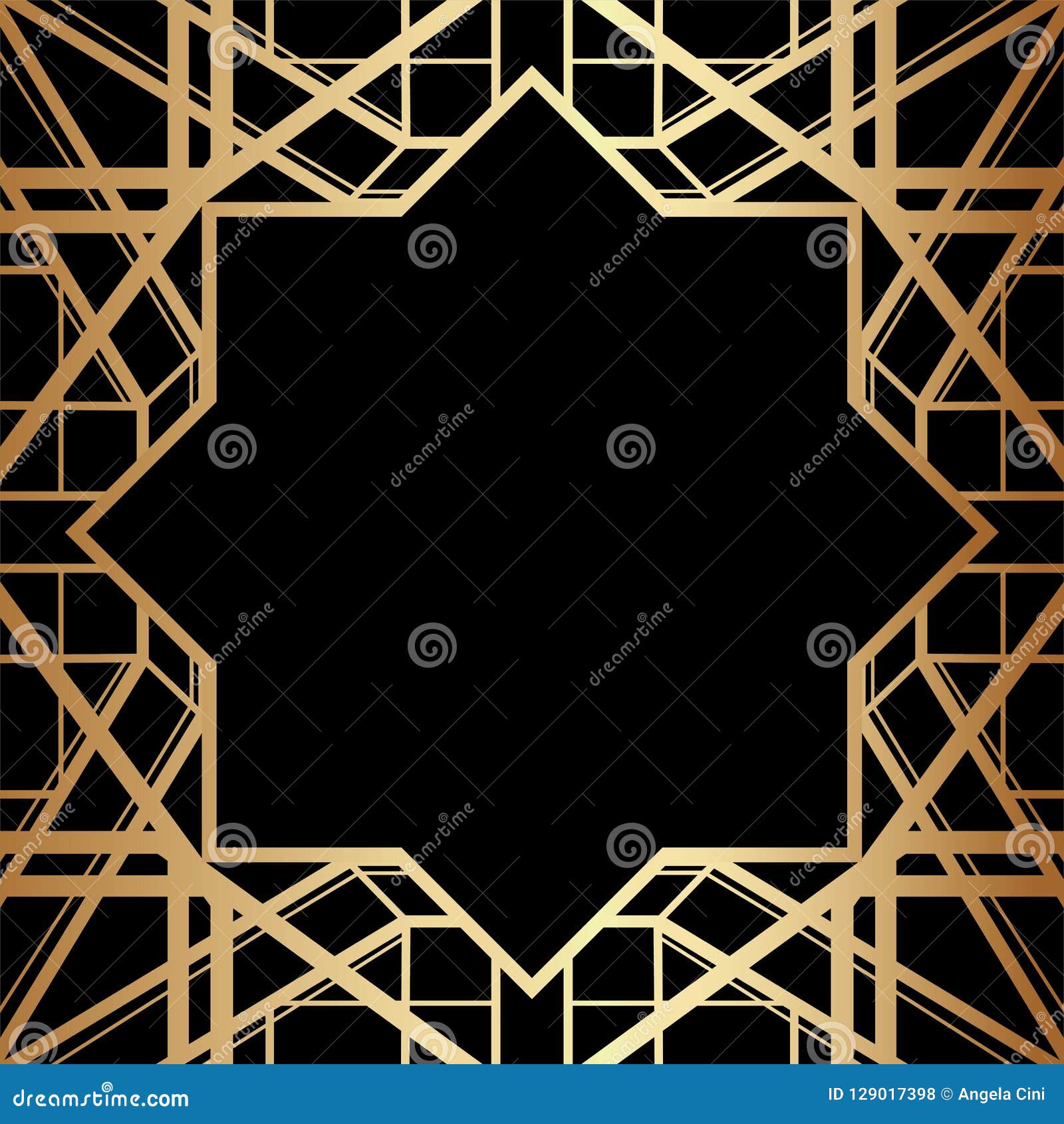 Gatsby Art Deco Border