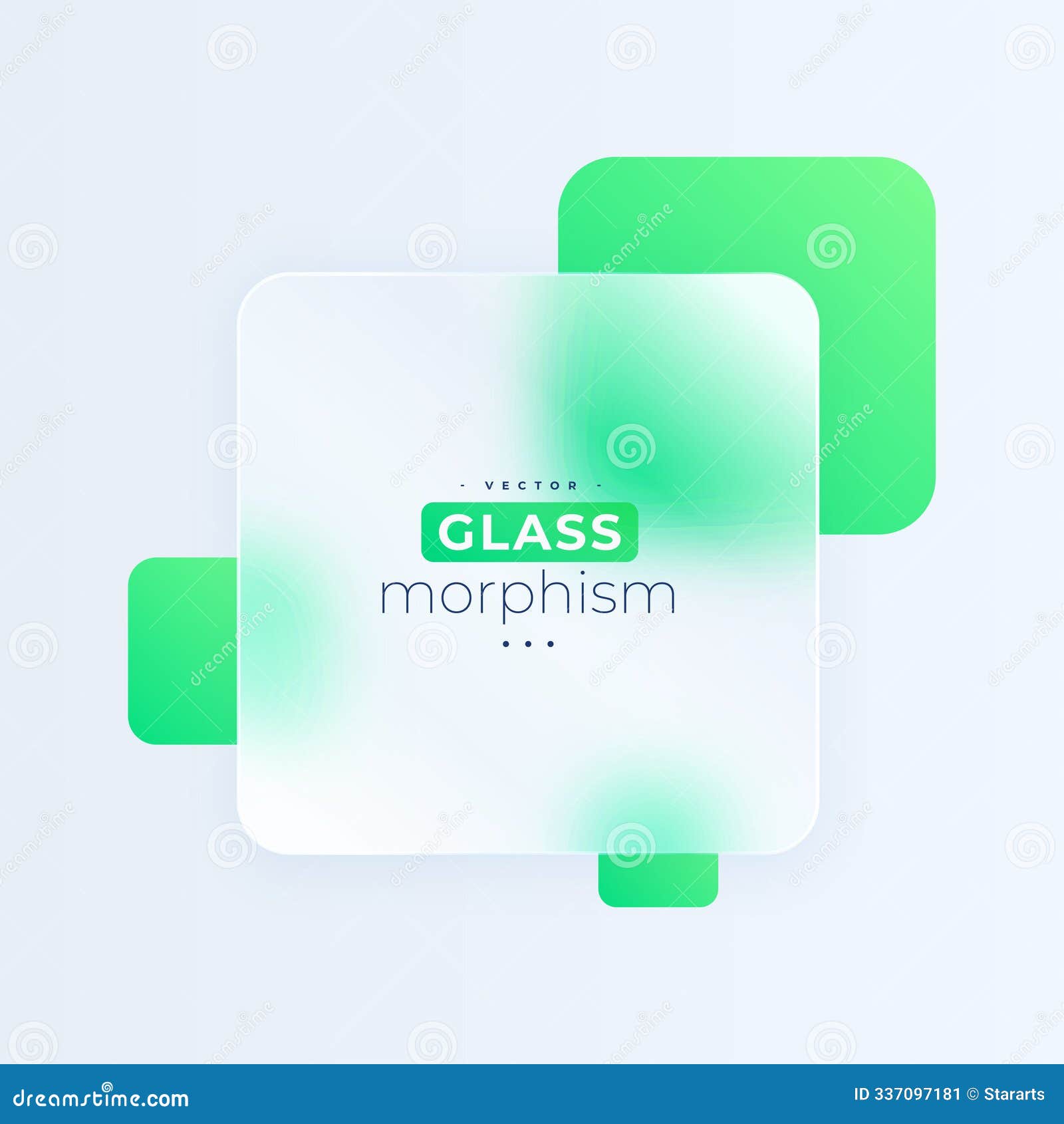 Geometric Glassmorphism Background for Modern UI Element Stock Vector ...