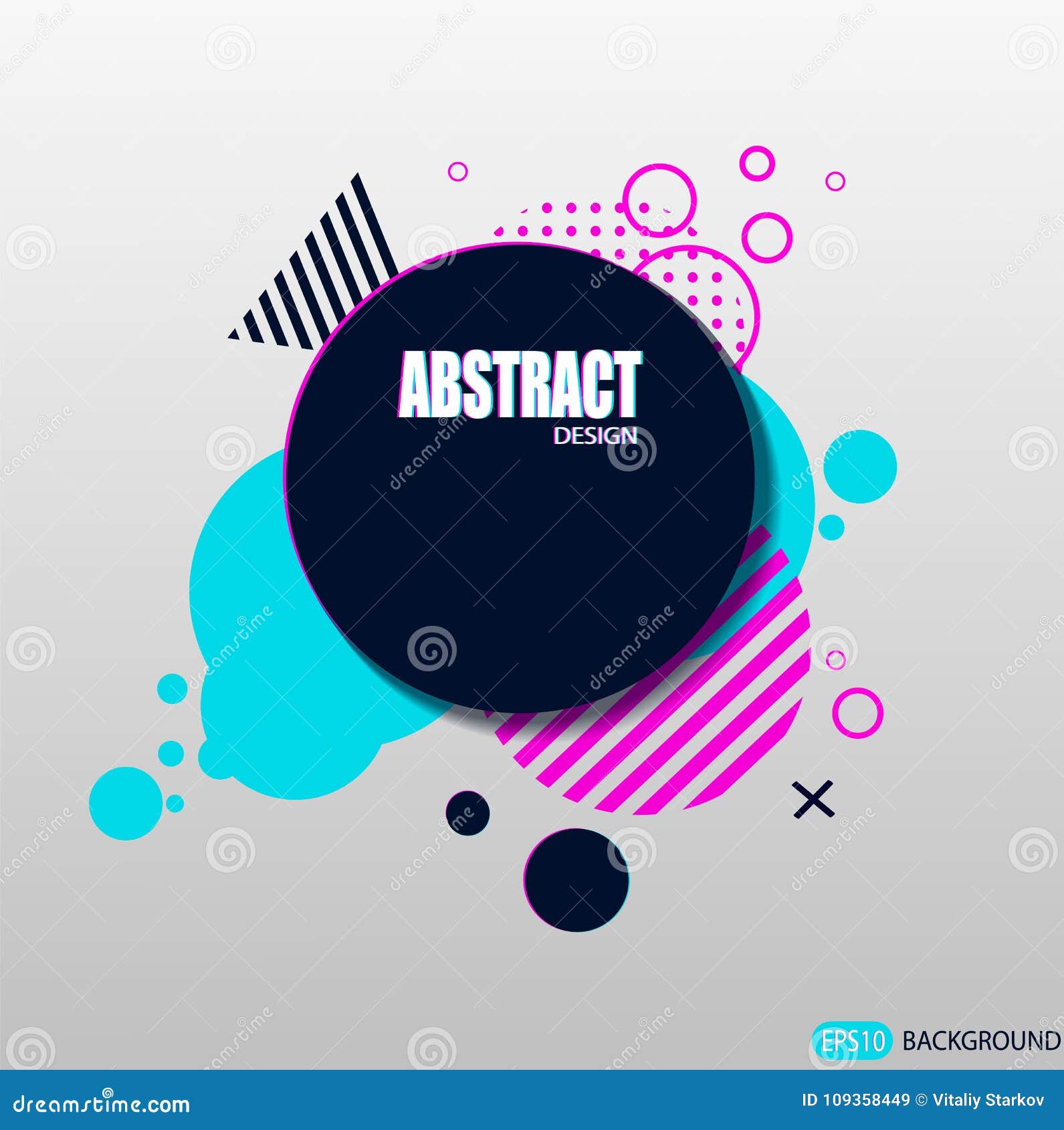 Geometric Glitch Abstract Vector Background. Modern Chaos Illustration ...