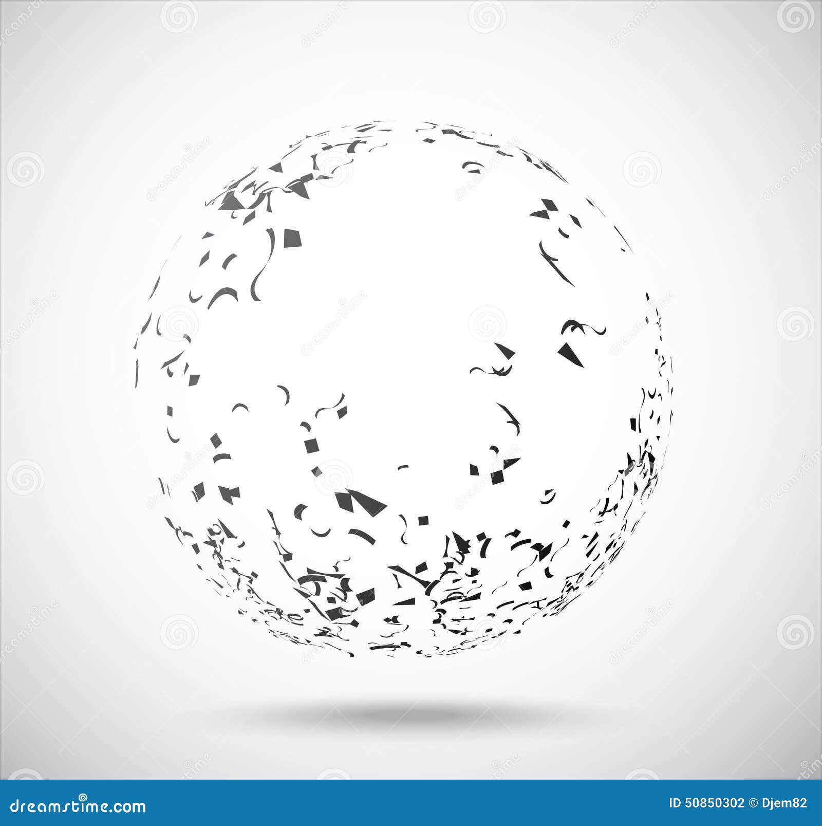 Geometric glode stock vector. Illustration of design - 50850302