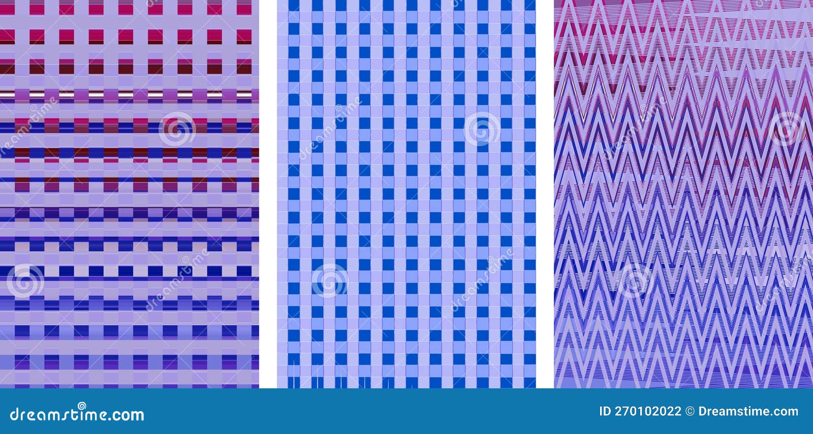 Geometric Gradient Background - Blue Violet Colors. Set Of 3 Vertical ...