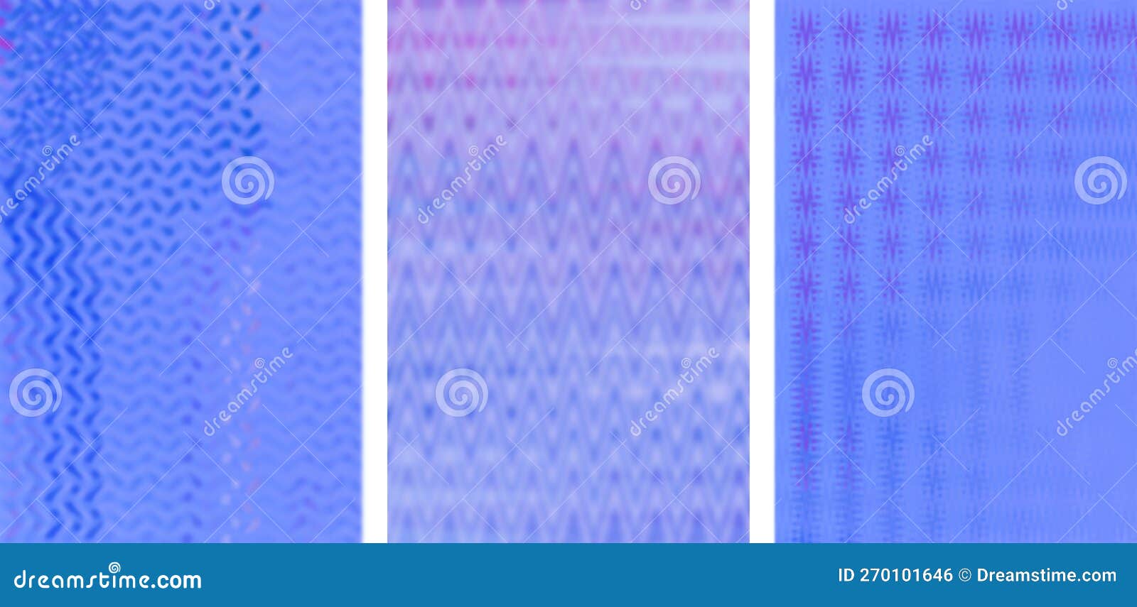 Geometric Gradient Background - Blue Violet Colors. Set Of 3 Vertical ...