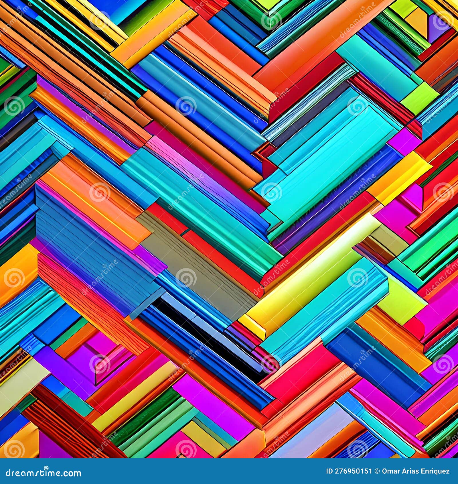 Geometric Gradient II: Another Image of a Geometric Pattern Created ...