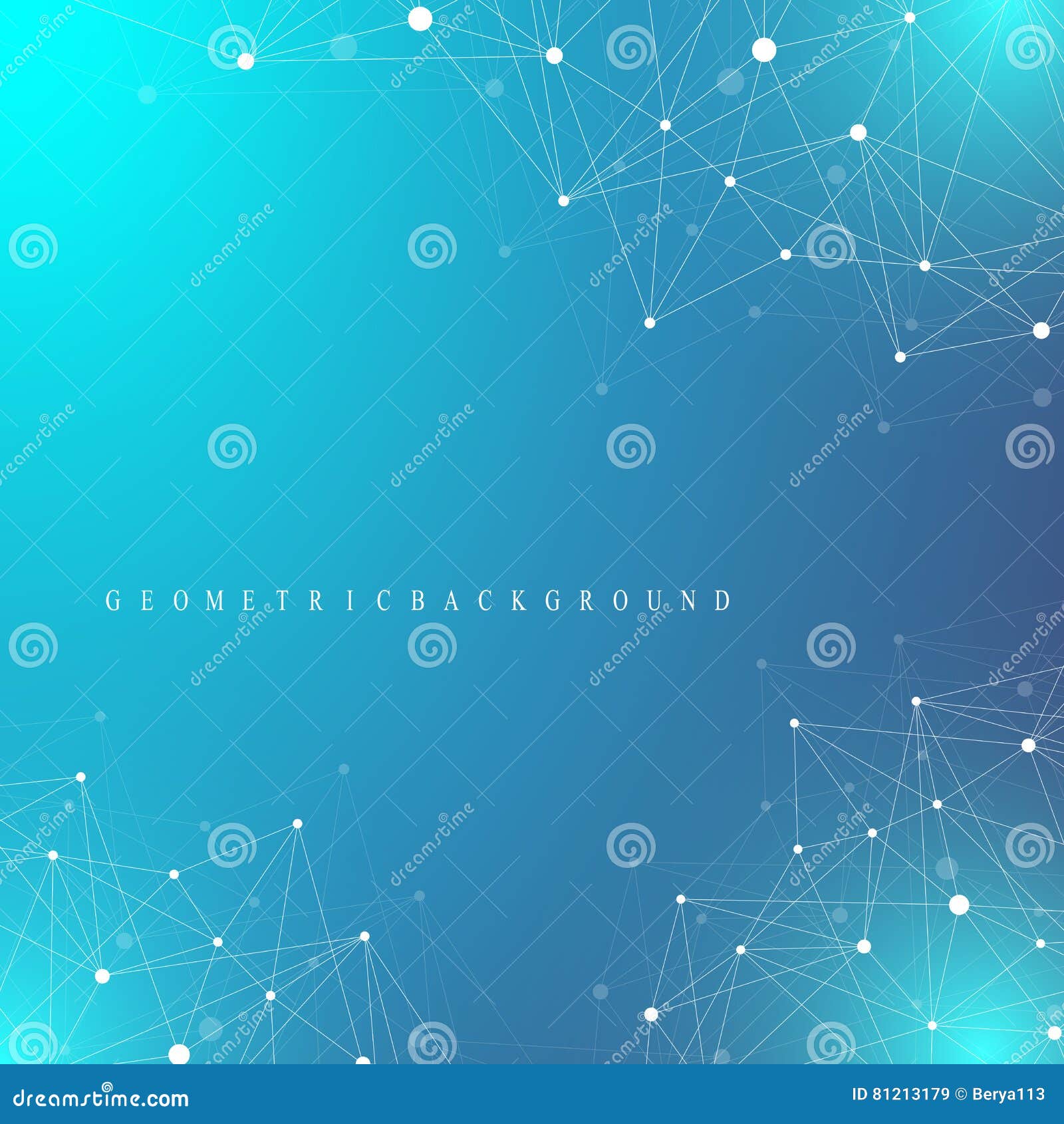 Geometric Graphic Background Molecule and Communication. Big Data ...