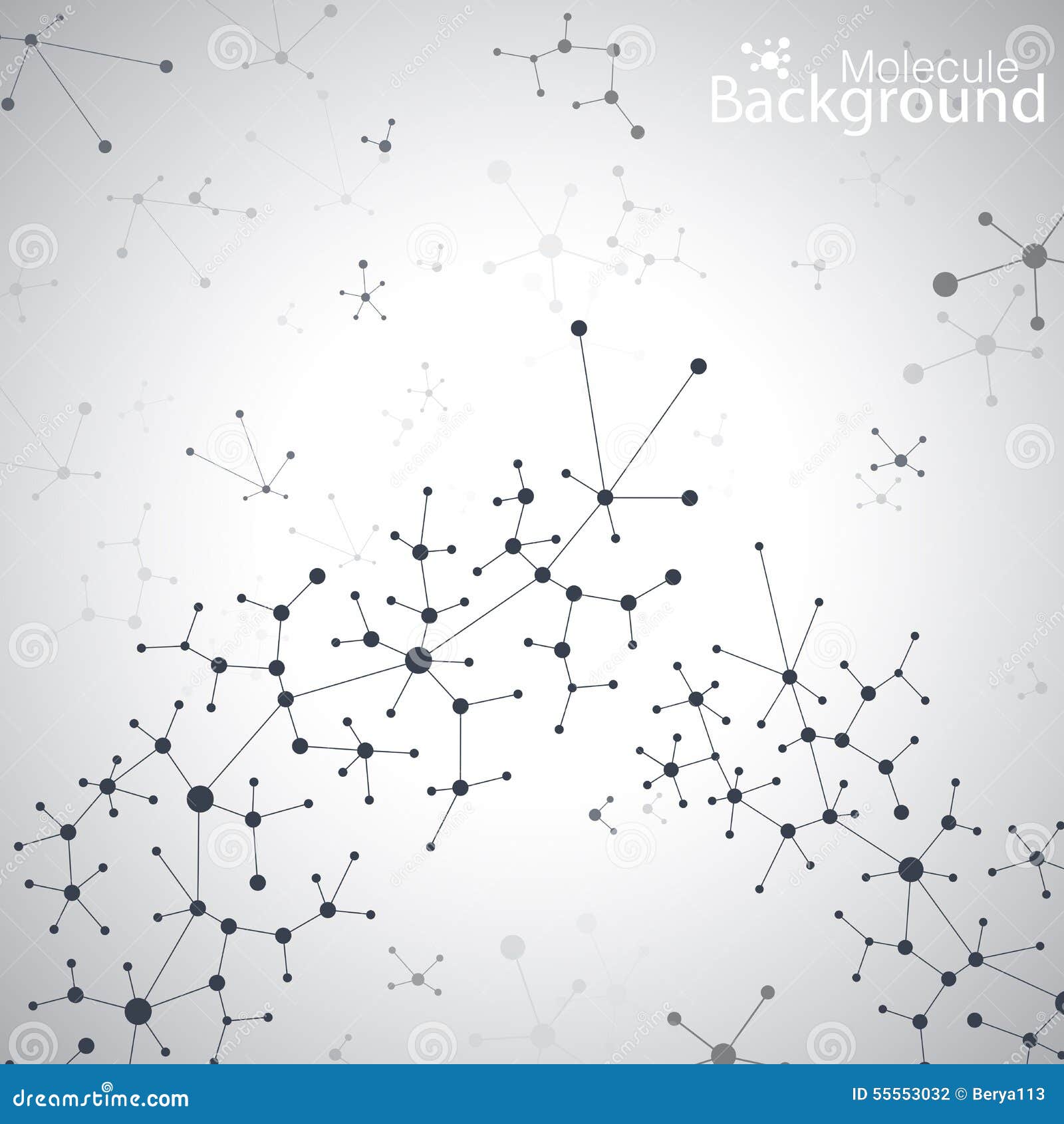 Geometric Gray Background Molecule and Stock Vector - Illustration of ...