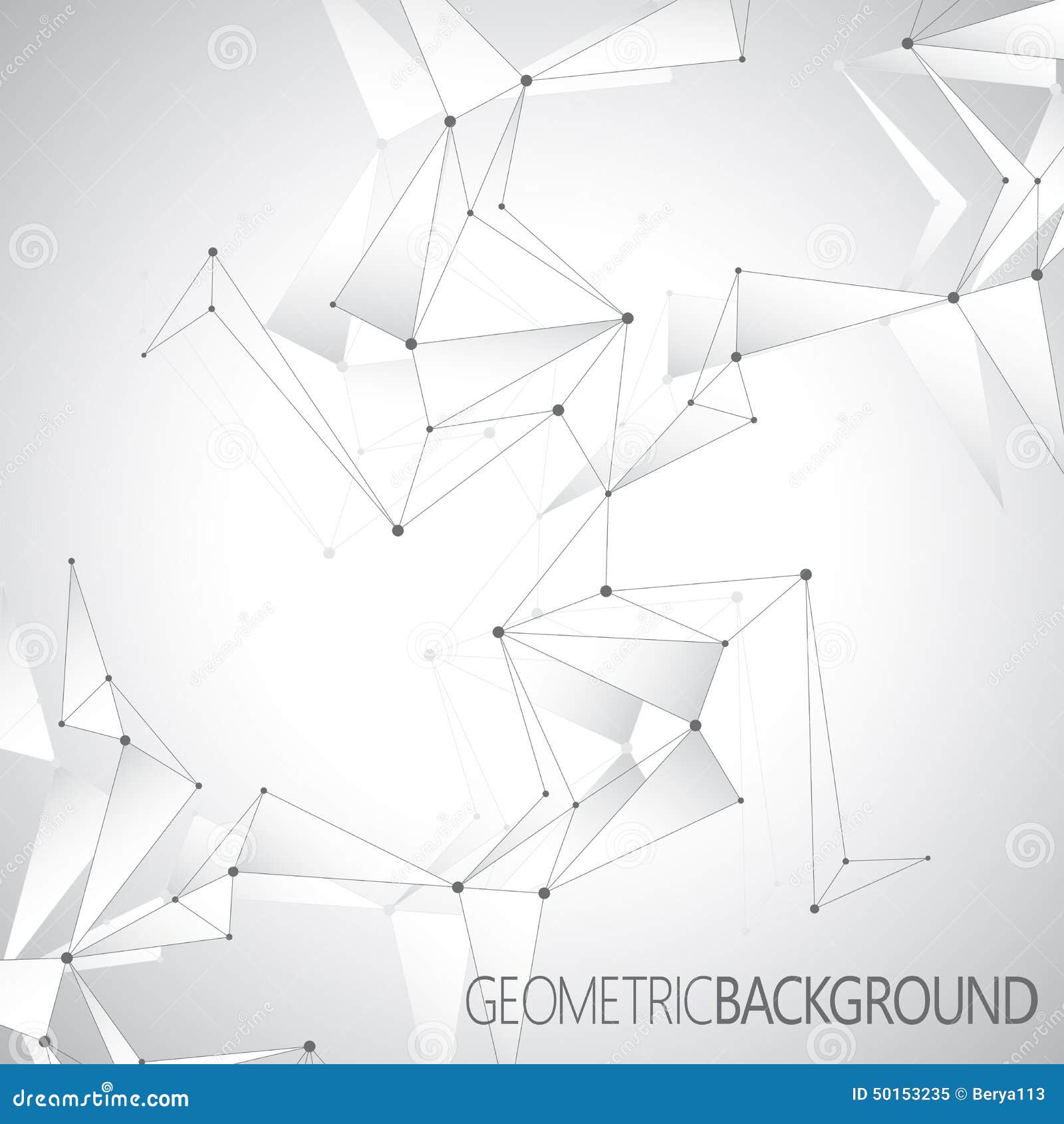Geometric Gray Background for Your Design and Your Stock Vector ...