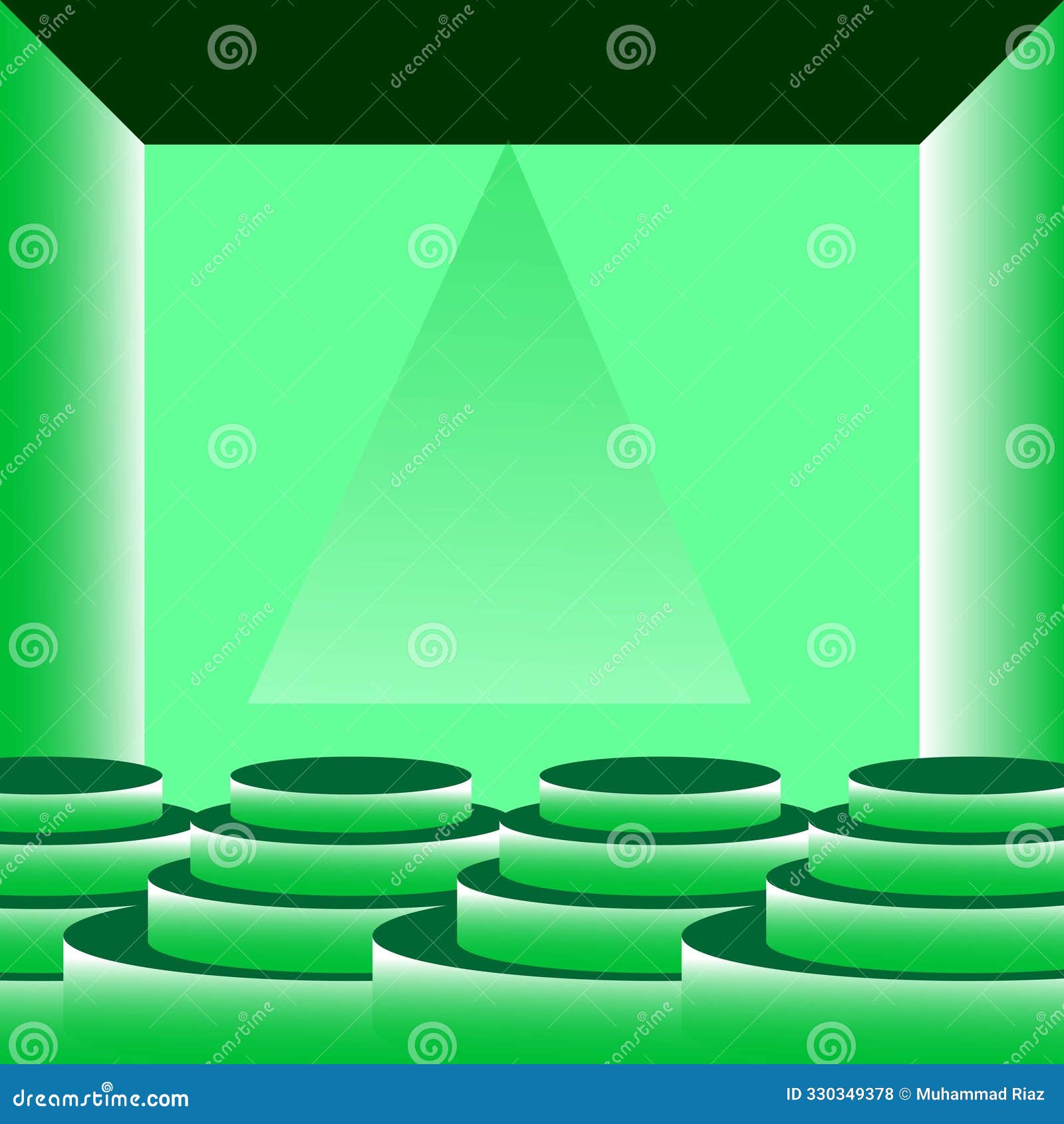 Tessellations In Green, Burgundy, Orange, Colors Generated Digitally ...