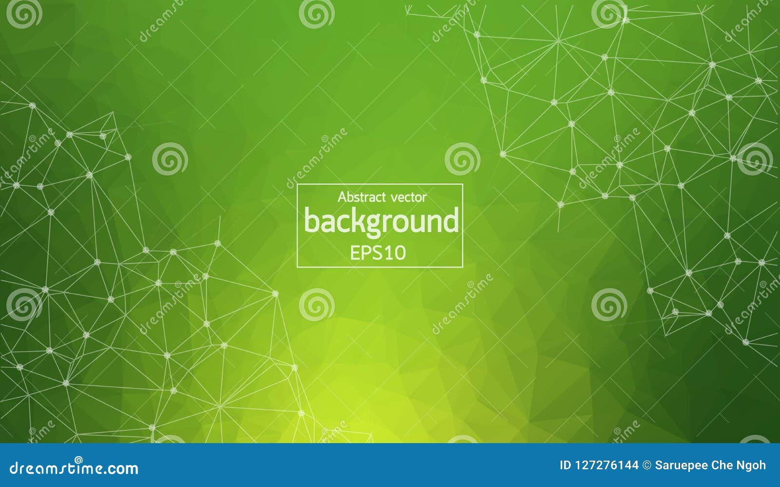Geometric Green Polygonal Background Molecule and Communication ...
