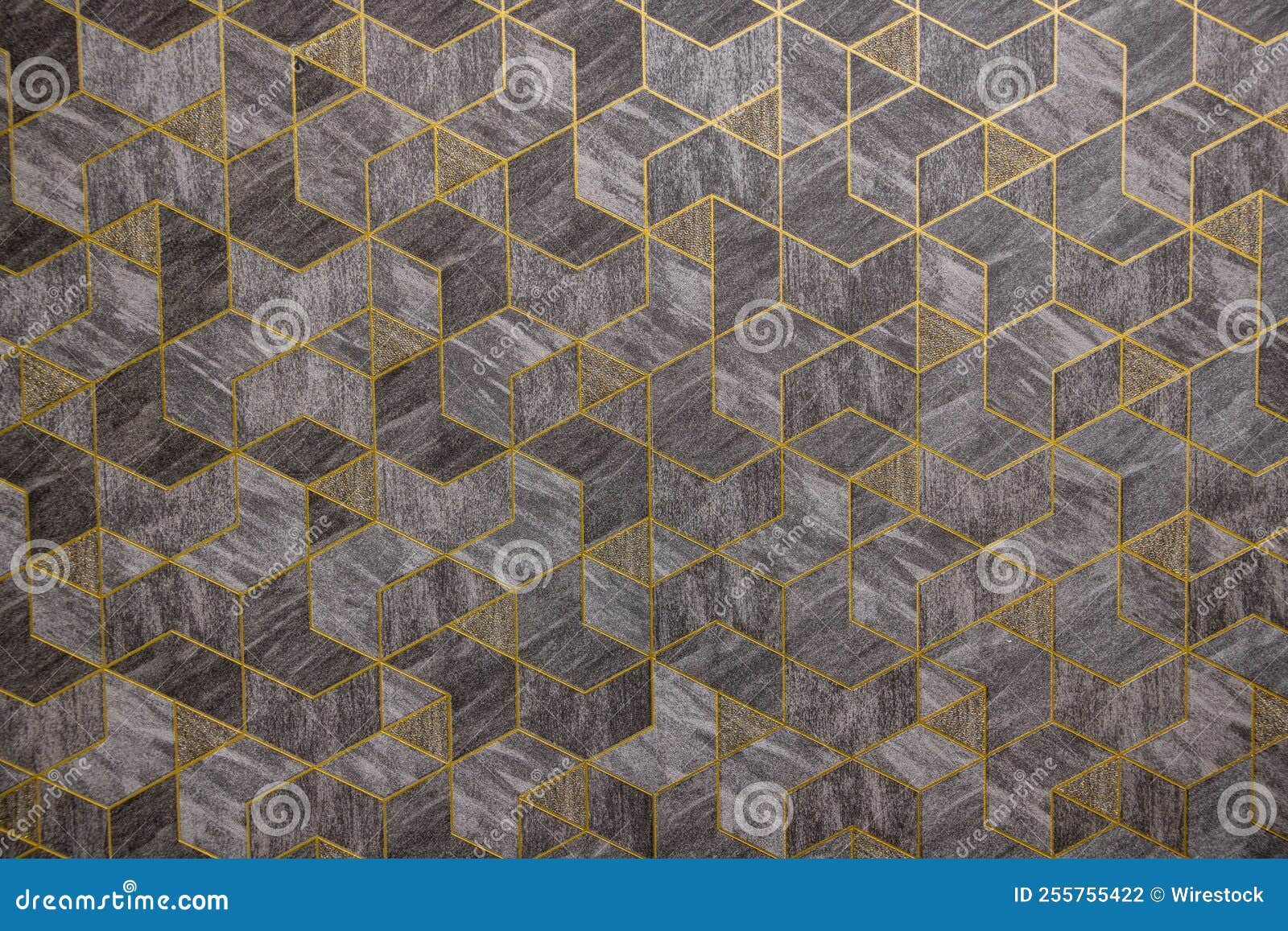Geometric Grey Wallpaper in Closeup Stock Photo - Image of modern ...